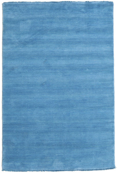 Handloom fringes - Light Blue 120 x 180 cm Wool Rug - Rugvista