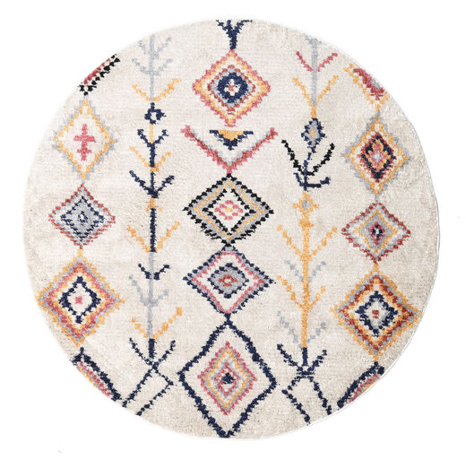 Rauma - Off White, Round Ø 200 cm Rug - Rugvista