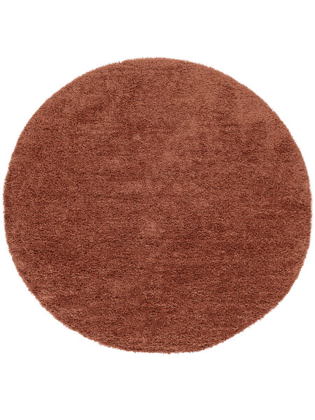 Rugvista Essential - Aris - Rust Red, Round Ø 200 cm Rug - Rugvista