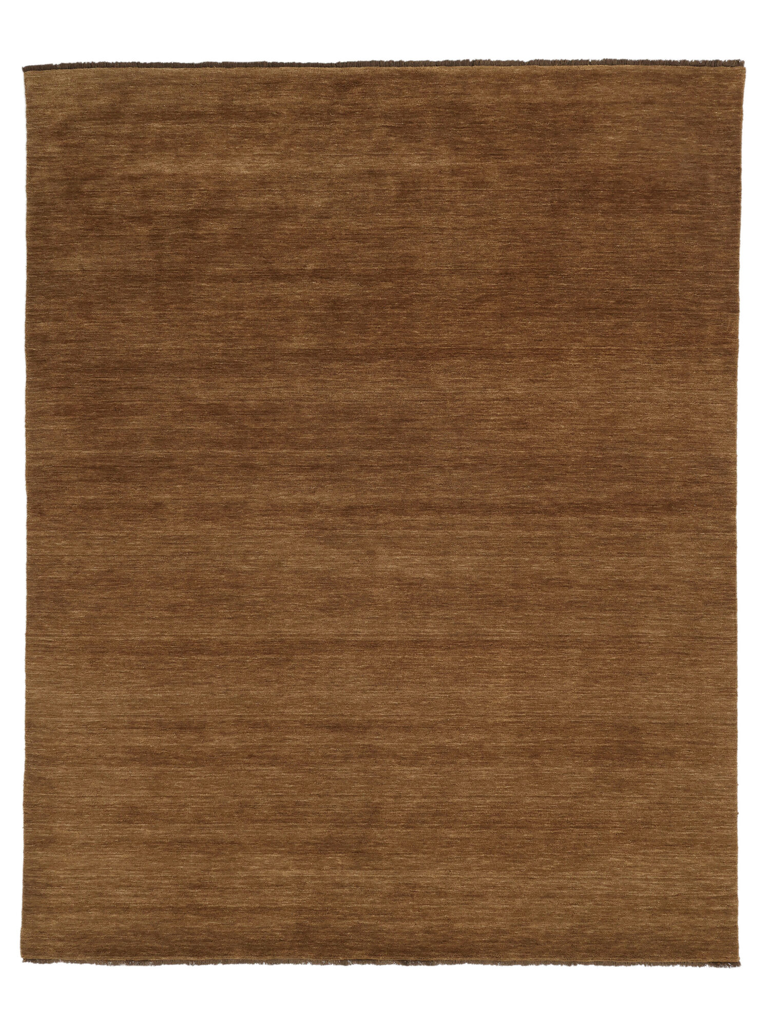 Handloom fringes - Brown 200 x 250 cm Wool Rug - Rugvista