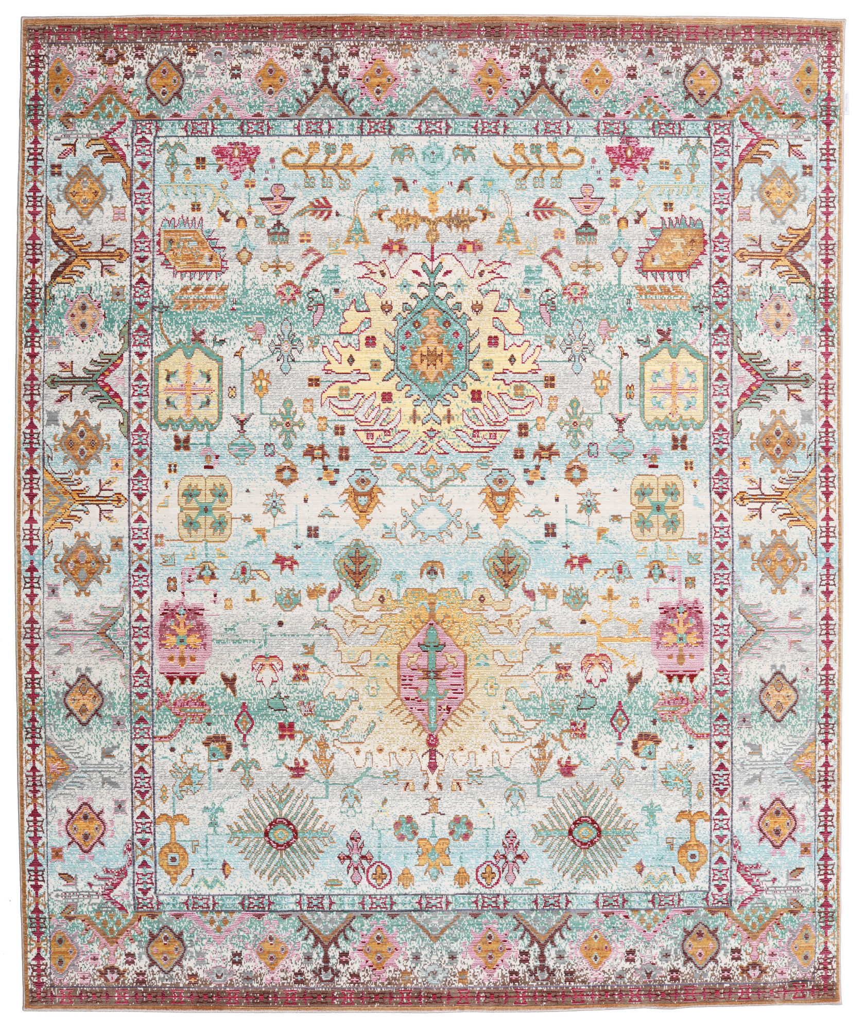 Avanti - Turquoise / Multicolore 200 x 250 cm Tapis - Rugvista