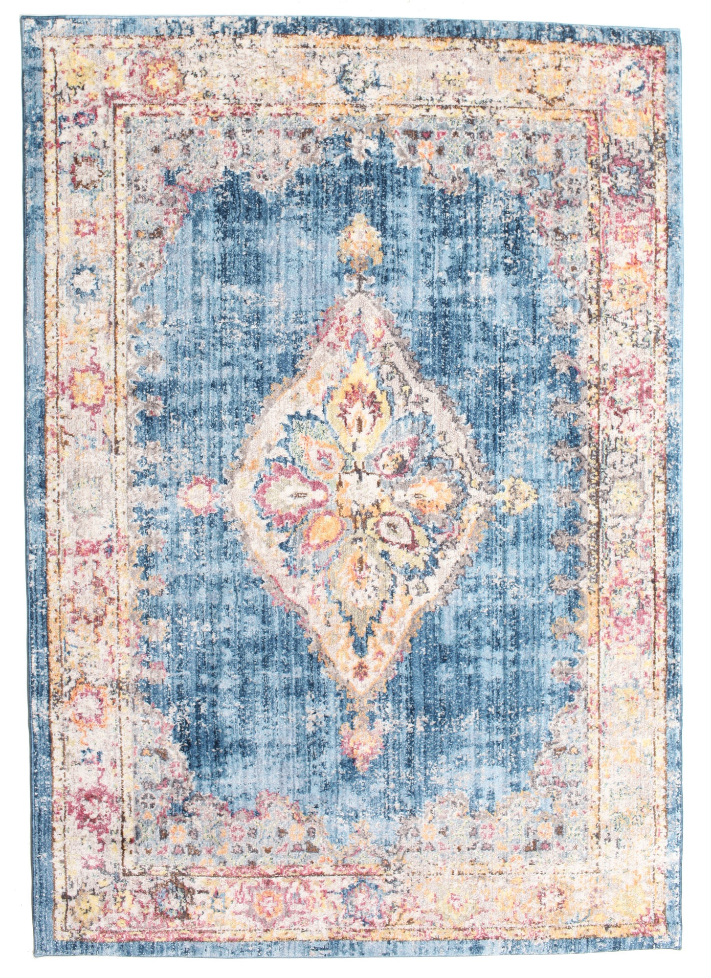 Cornelia - Blue / Multicolor 140 x 200 cm Rug - Rugvista