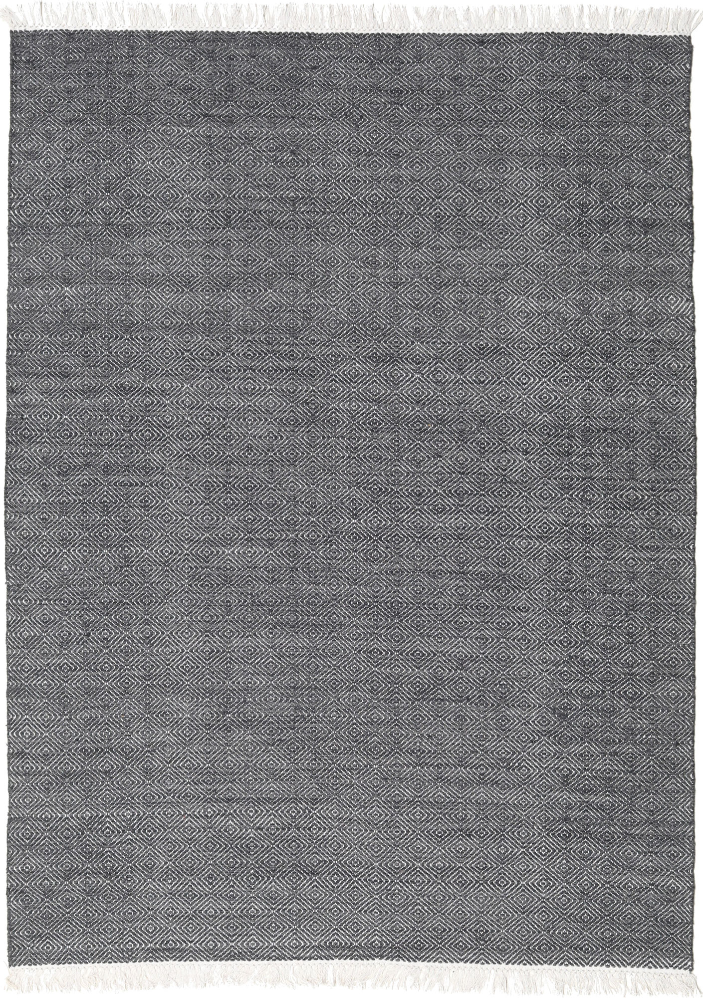 Diamond Wool - Black 160 x 230 cm Wool Rug - Rugvista