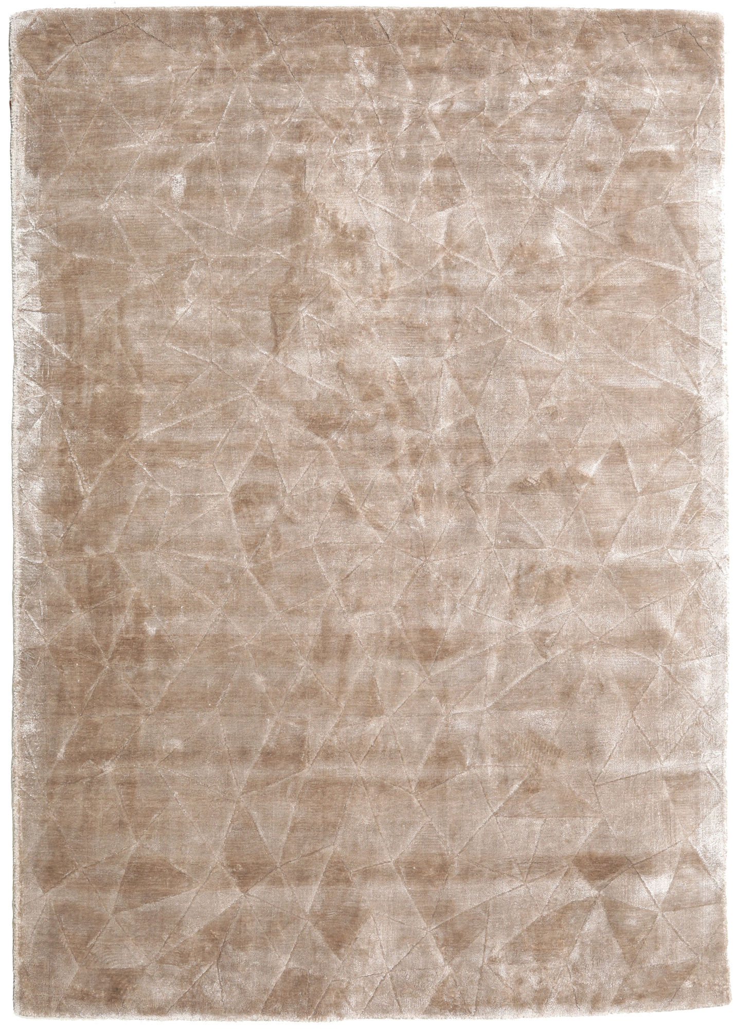 Crystal - Cream Beige 240 x 340 cm Viscose Rug - Rugvista