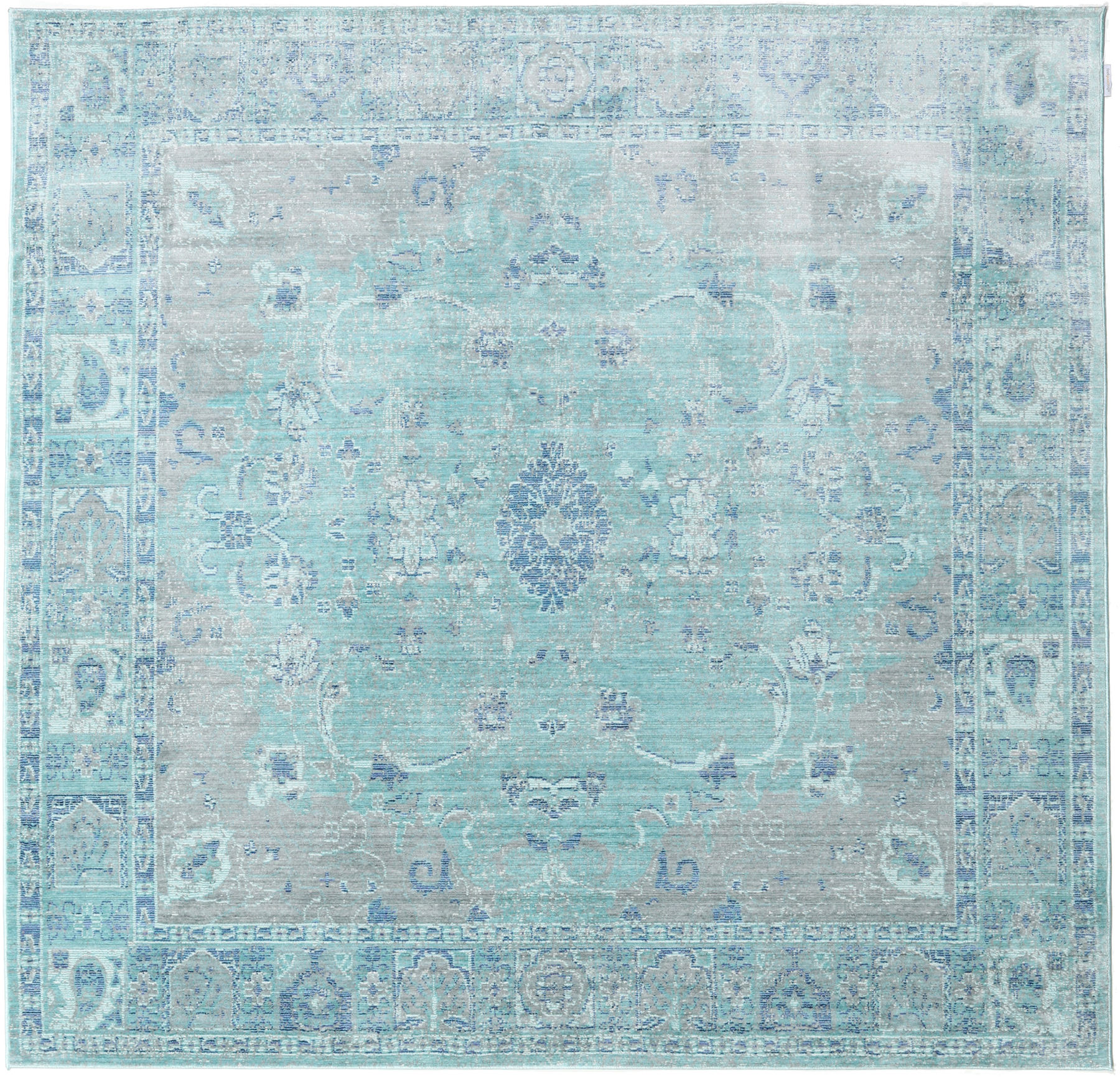 Maharani - Blue 200 x 200 cm Rug - Rugvista