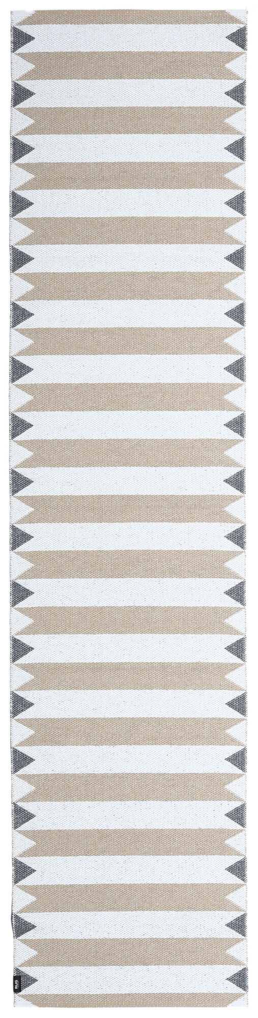 Circus - Beige, Runner 70 x 300 cm Plastic Rug - Rugvista