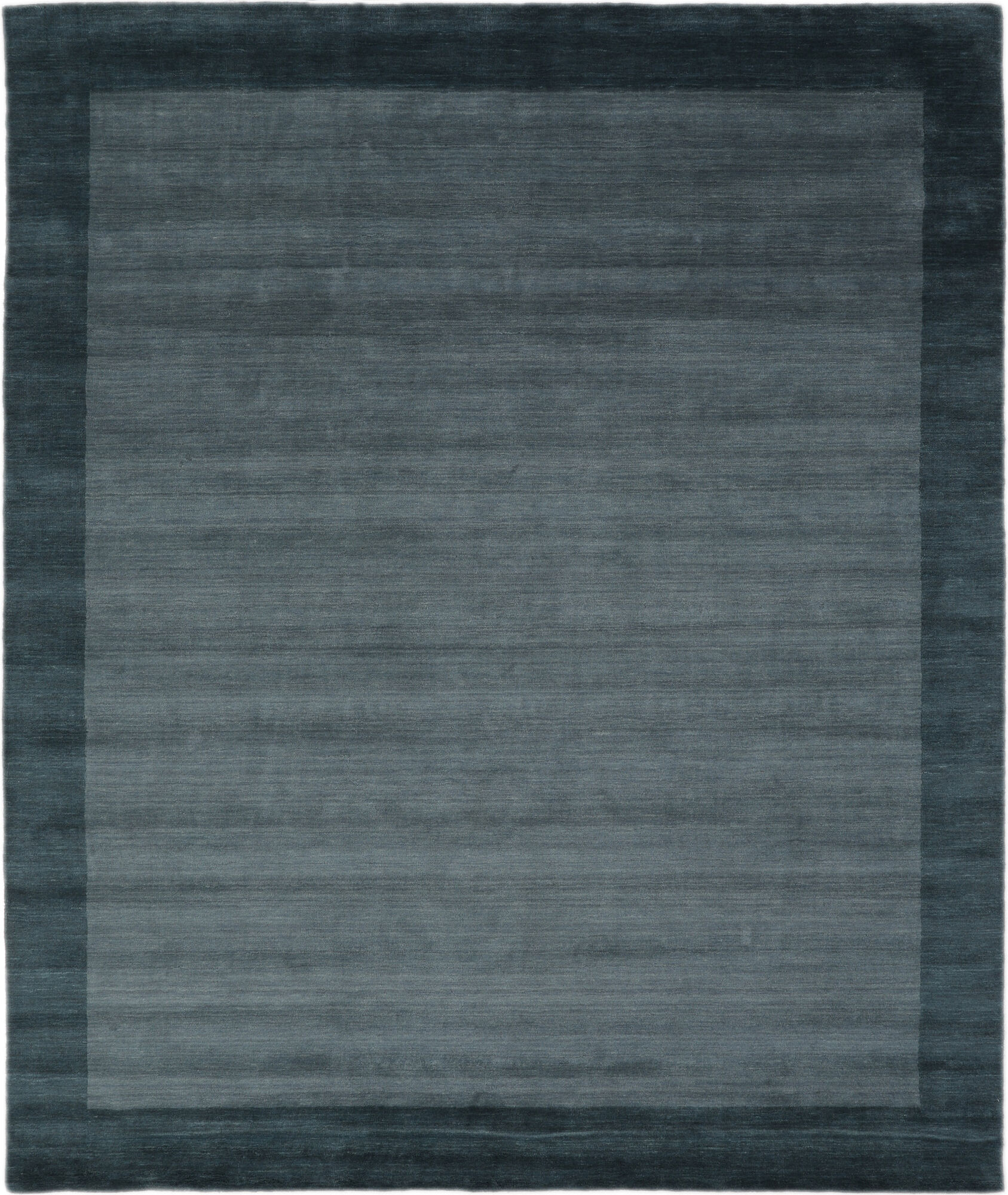 Handloom Frame - Dark Teal 250 x 300 cm Wool Rug - Rugvista