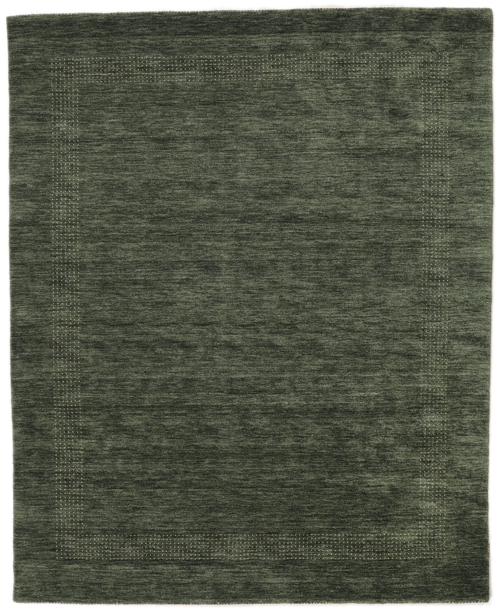 Handloom Gabba - Forest Green 200 x 250 cm Wool Rug - Rugvista