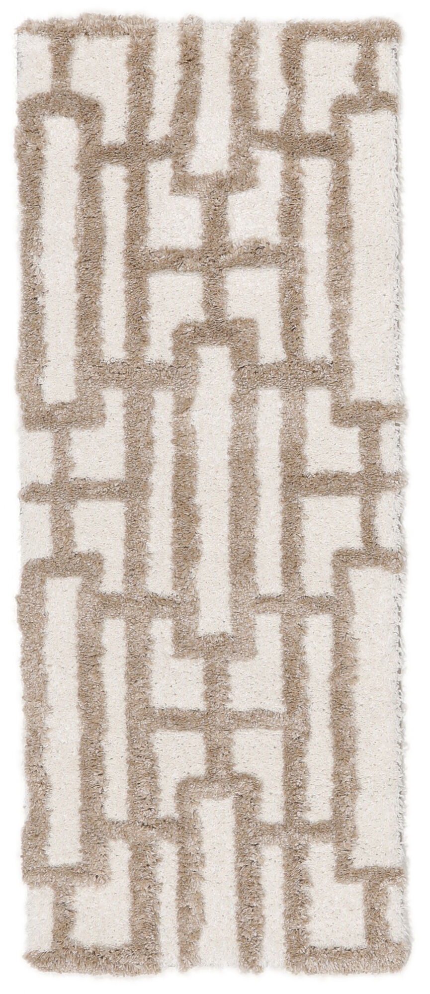 Lalique - Off White / Beige, Runner 80 x 200 cm Rug - Rugvista