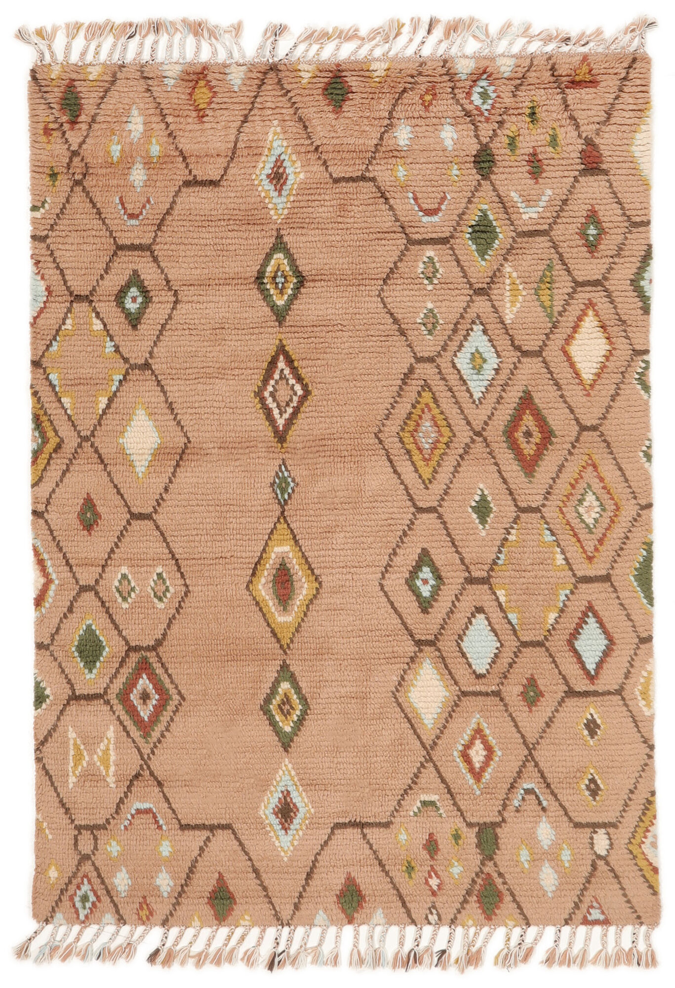 Rugvista Premium - Hulda - Terracotta 160 x 230 cm Tapete Lã - Rugvista