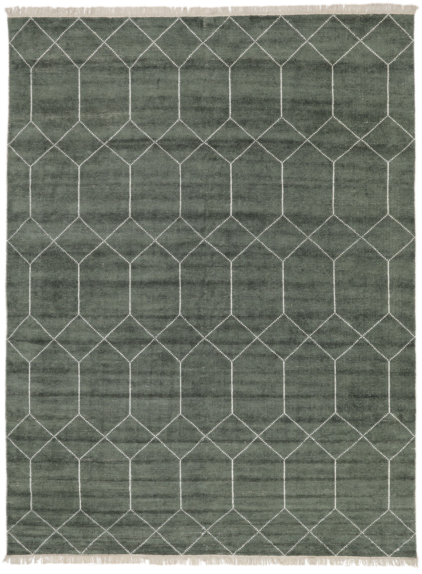 Kiara - Forest Green 300 x 400 cm Rug - Rugvista