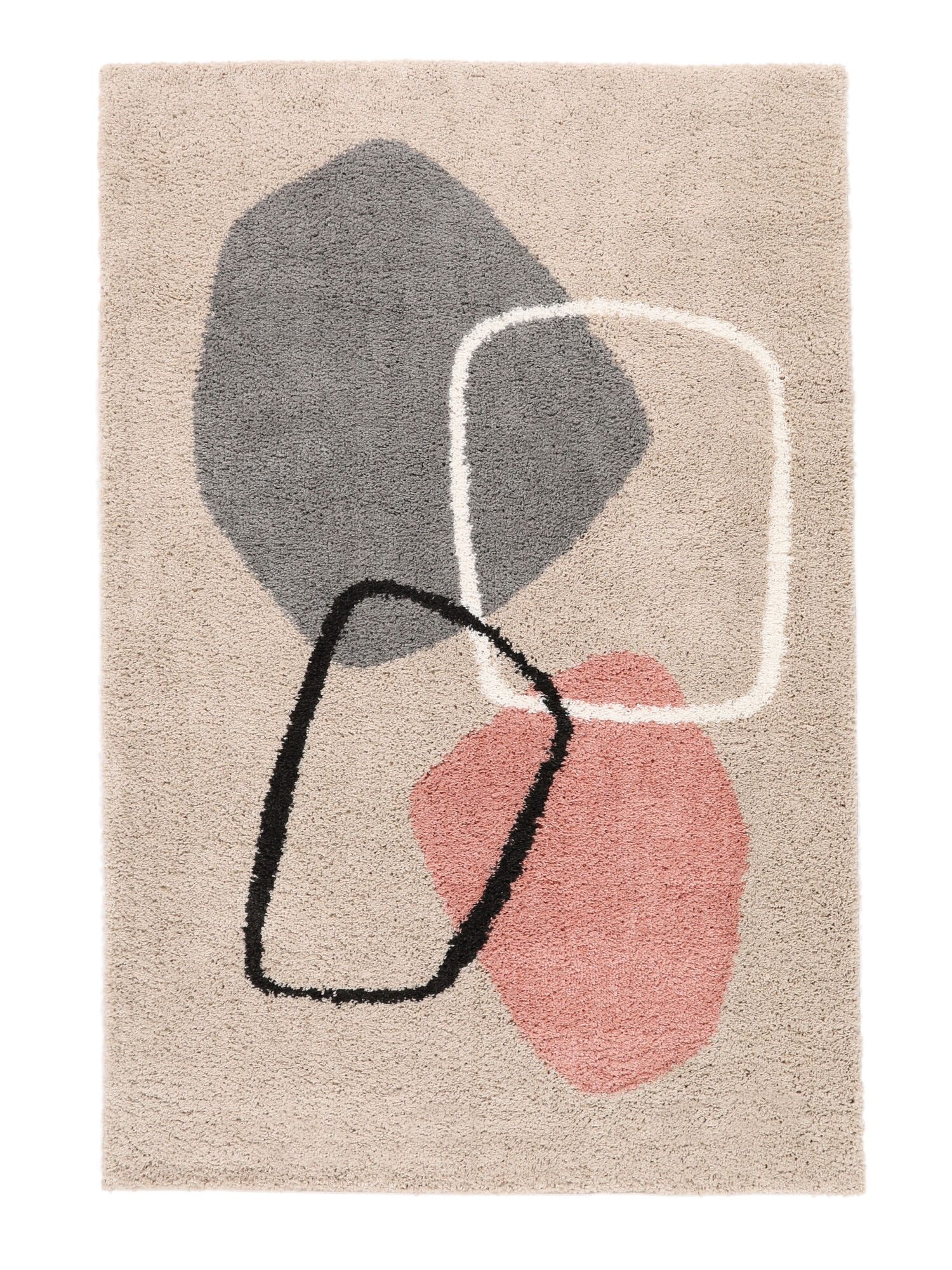 Rugvista Essential - Poster block - Beige / Pink 200 x 300 cm Rug ...