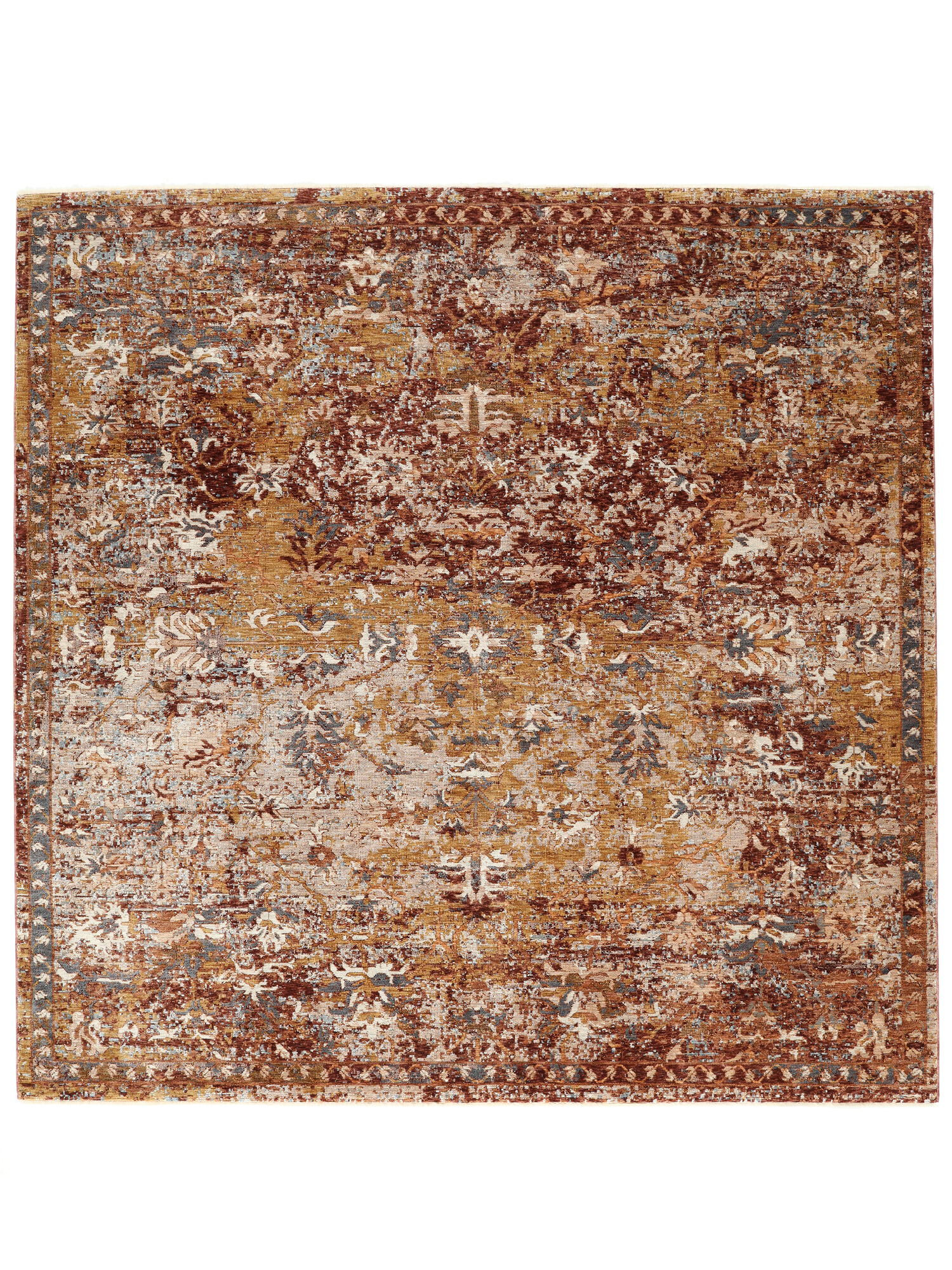 Omani - Roströd 240 x 240 cm Matta - Rugvista