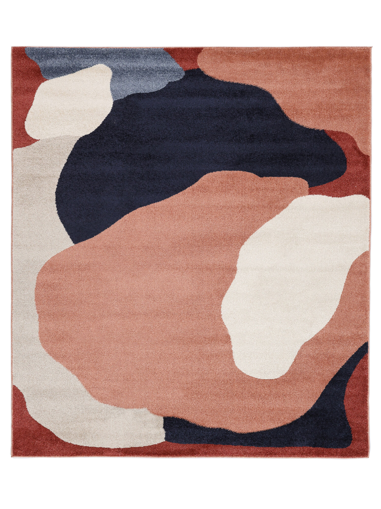 Rugvista Essential - Big Sur - Terracotta / Navy Blue 240 x 300 cm Rug ...