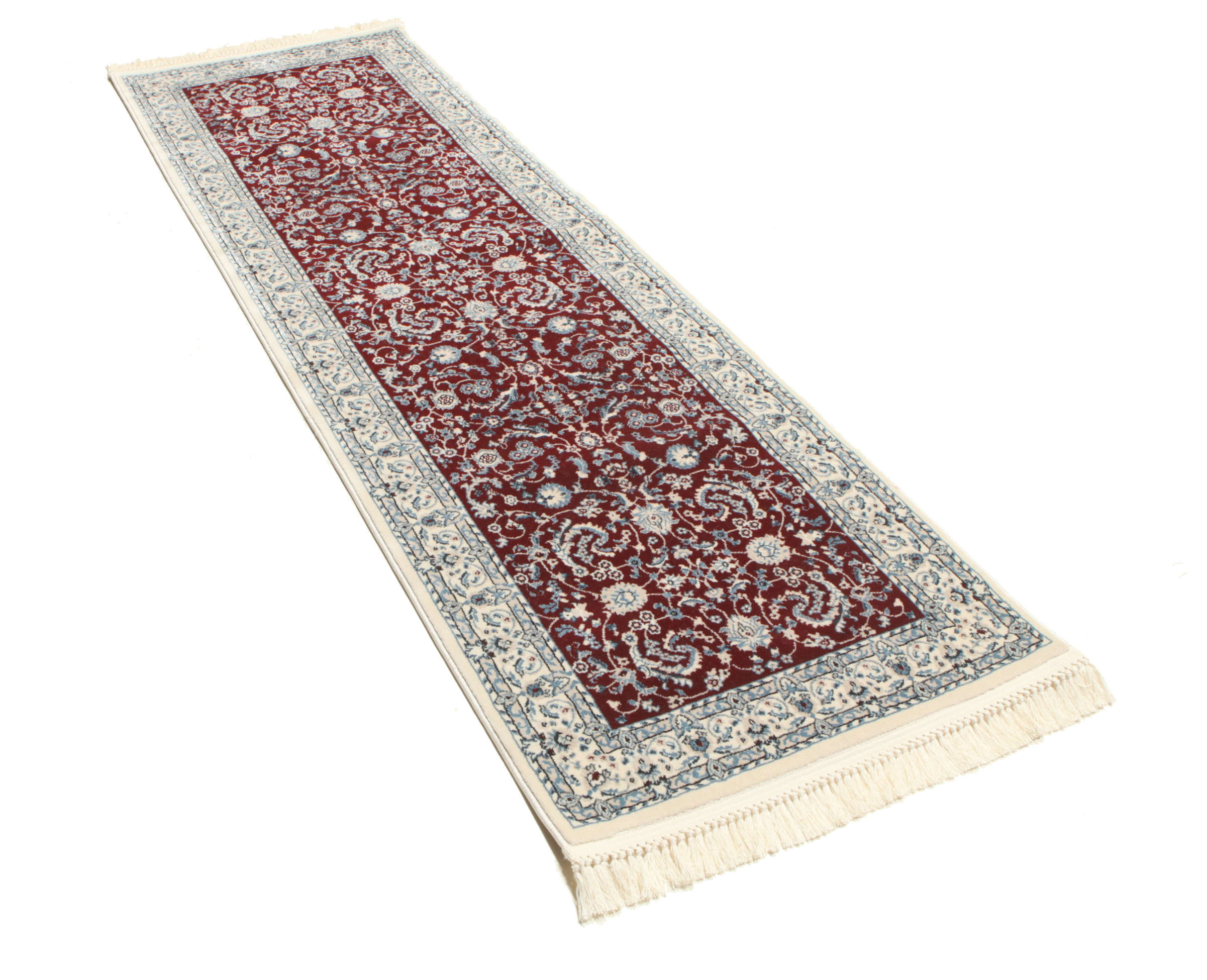 Nain Florentine - Dark Red, Runner 80 x 250 cm Rug - Rugvista