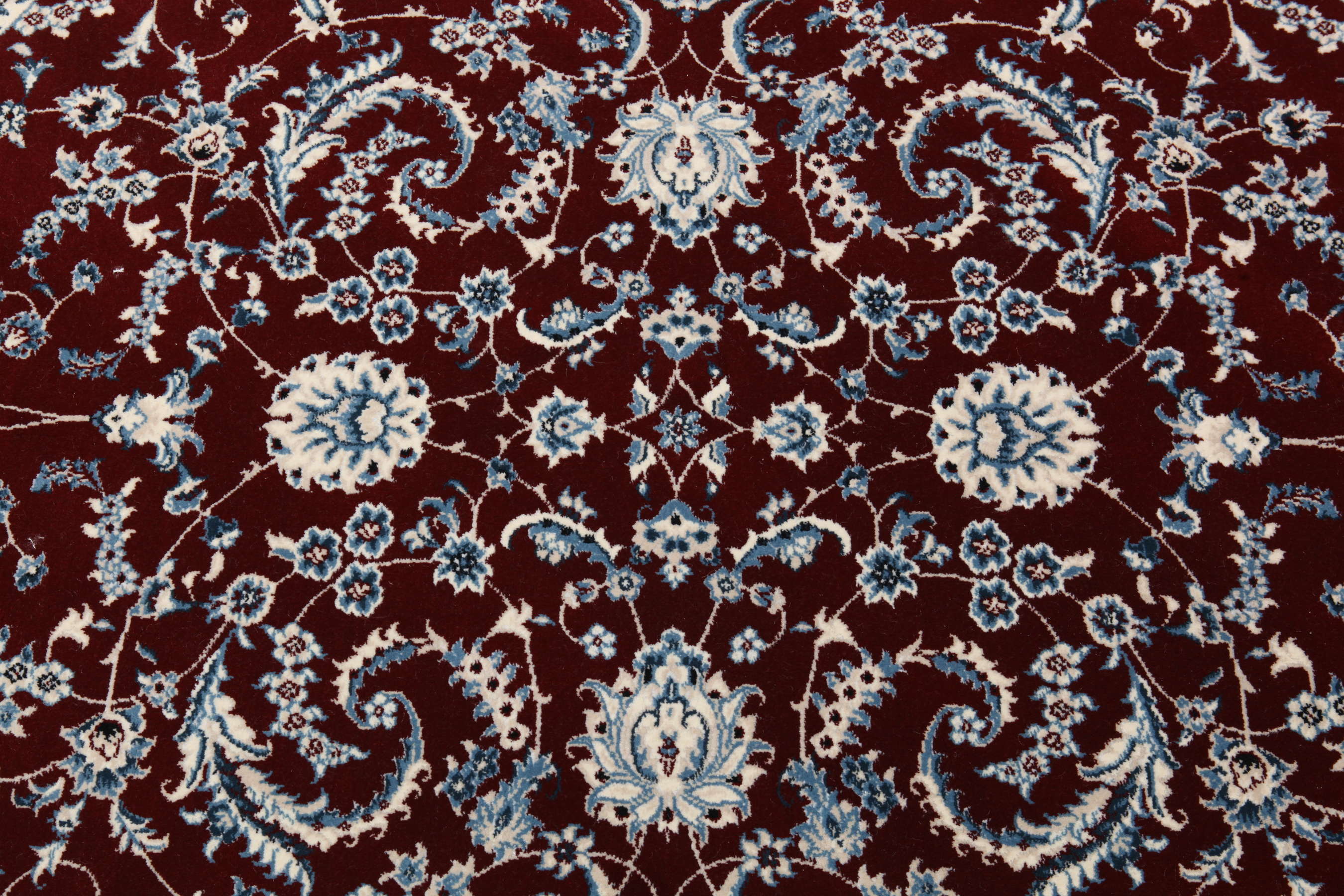 Nain Florentine - Dark Red, Round Ø 200 cm Rug - Rugvista