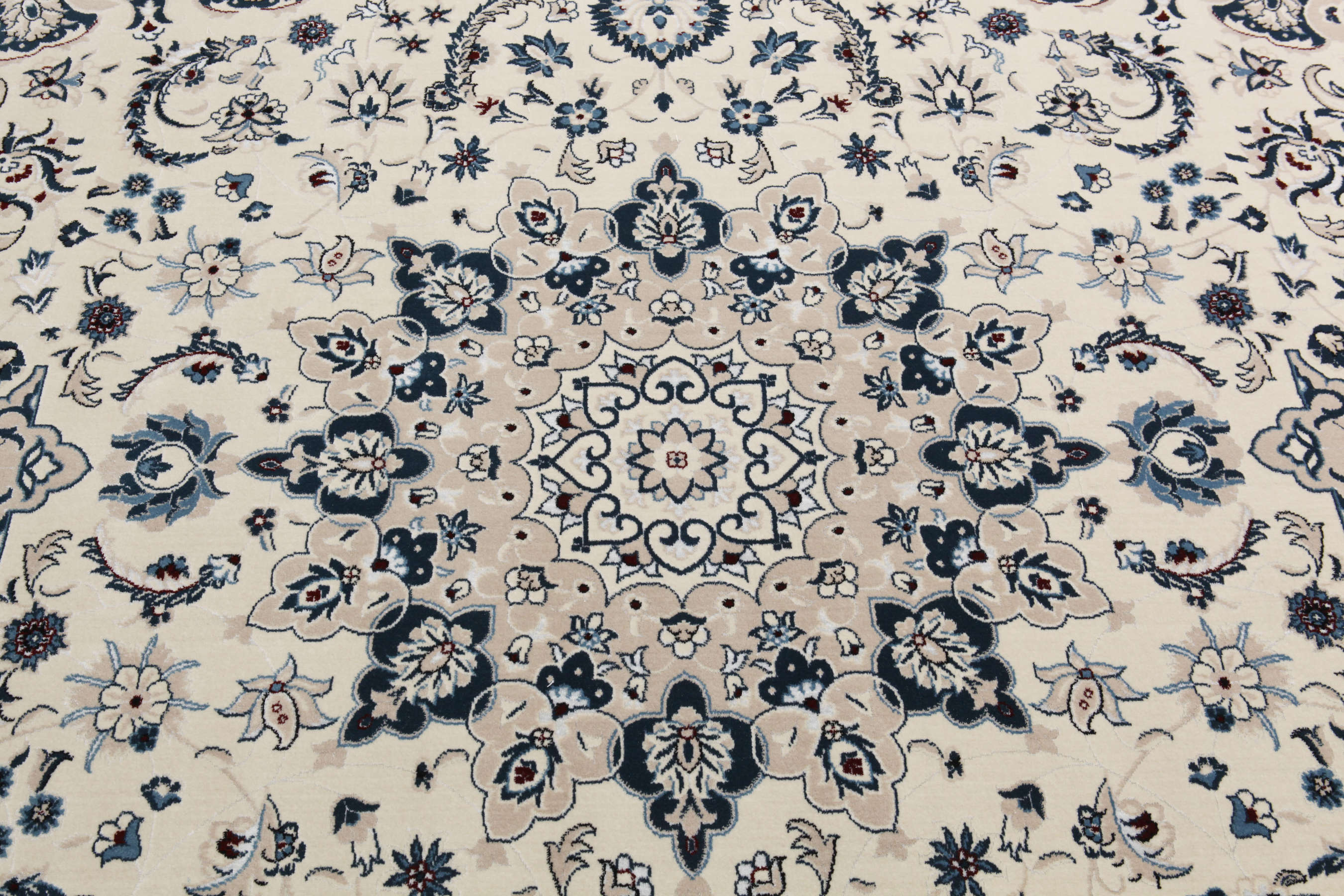 Nain Emilia - Beige / Blue 250 x 350 cm Rug - Rugvista