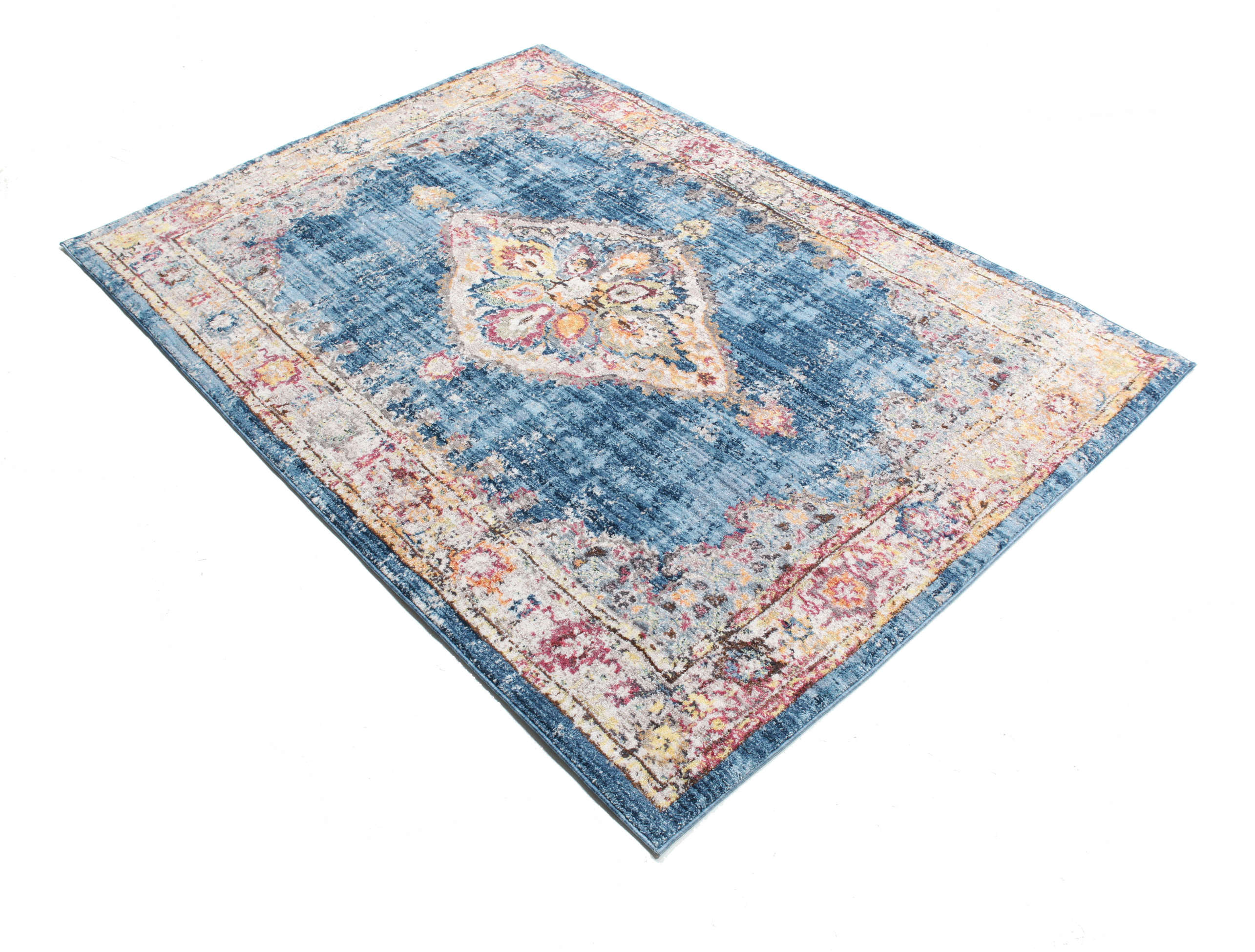 Cornelia - Blue / Multicolor 140 x 200 cm Rug - Rugvista