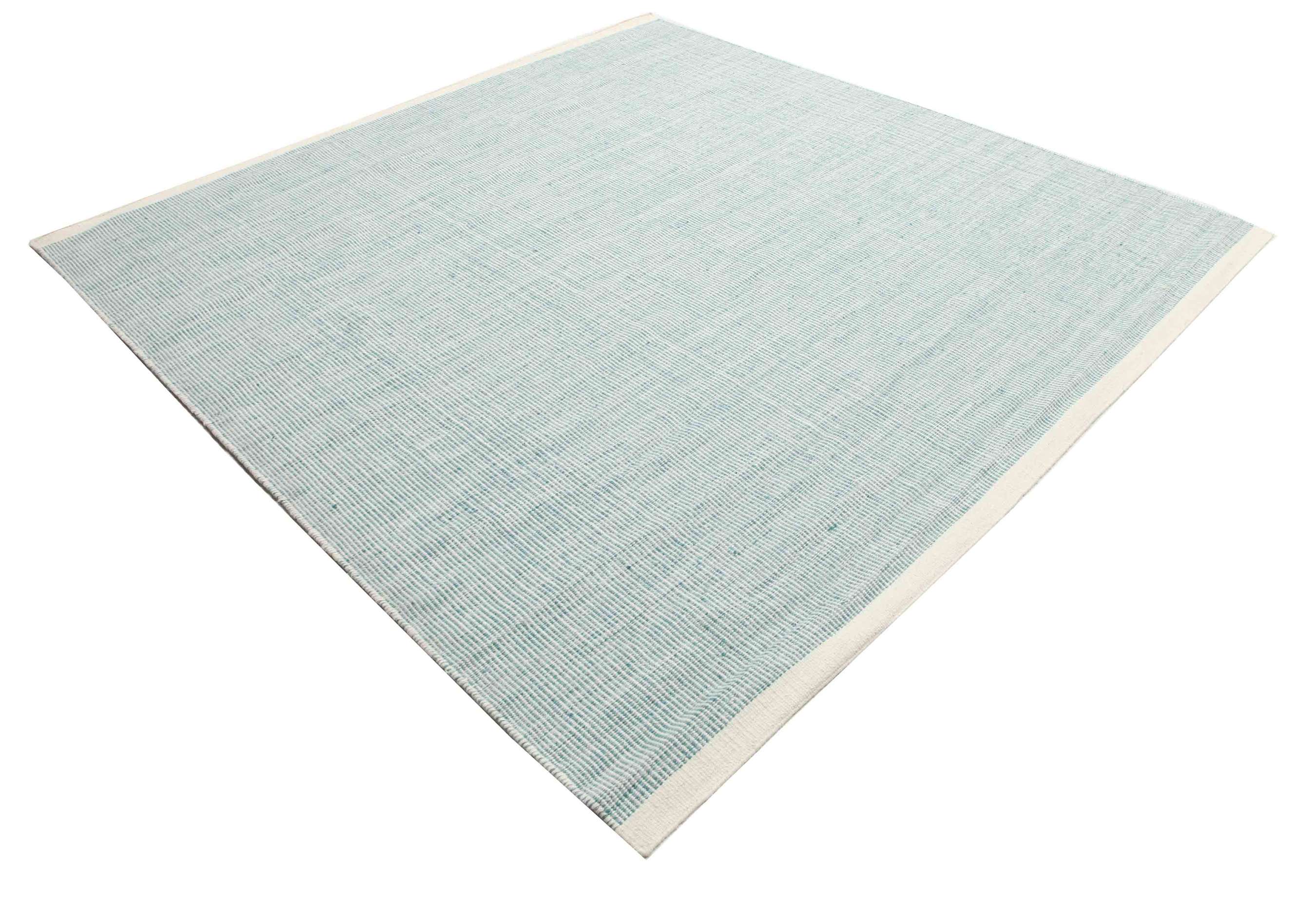 Seaby - Blue 250 x 250 cm Wool Rug - Rugvista