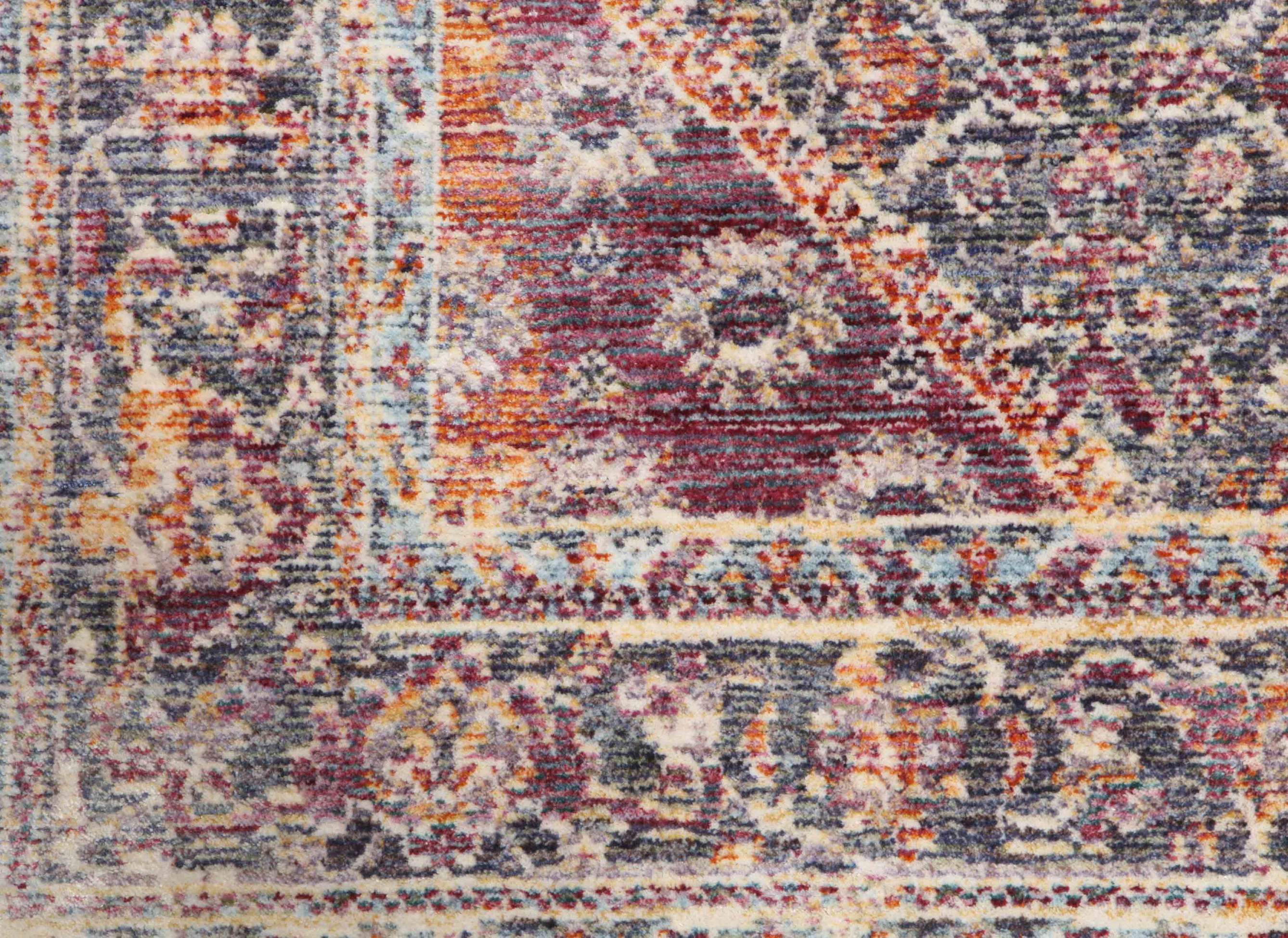 Melora - Purple / Orange 120 x 170 cm Viscose Rug - Rugvista
