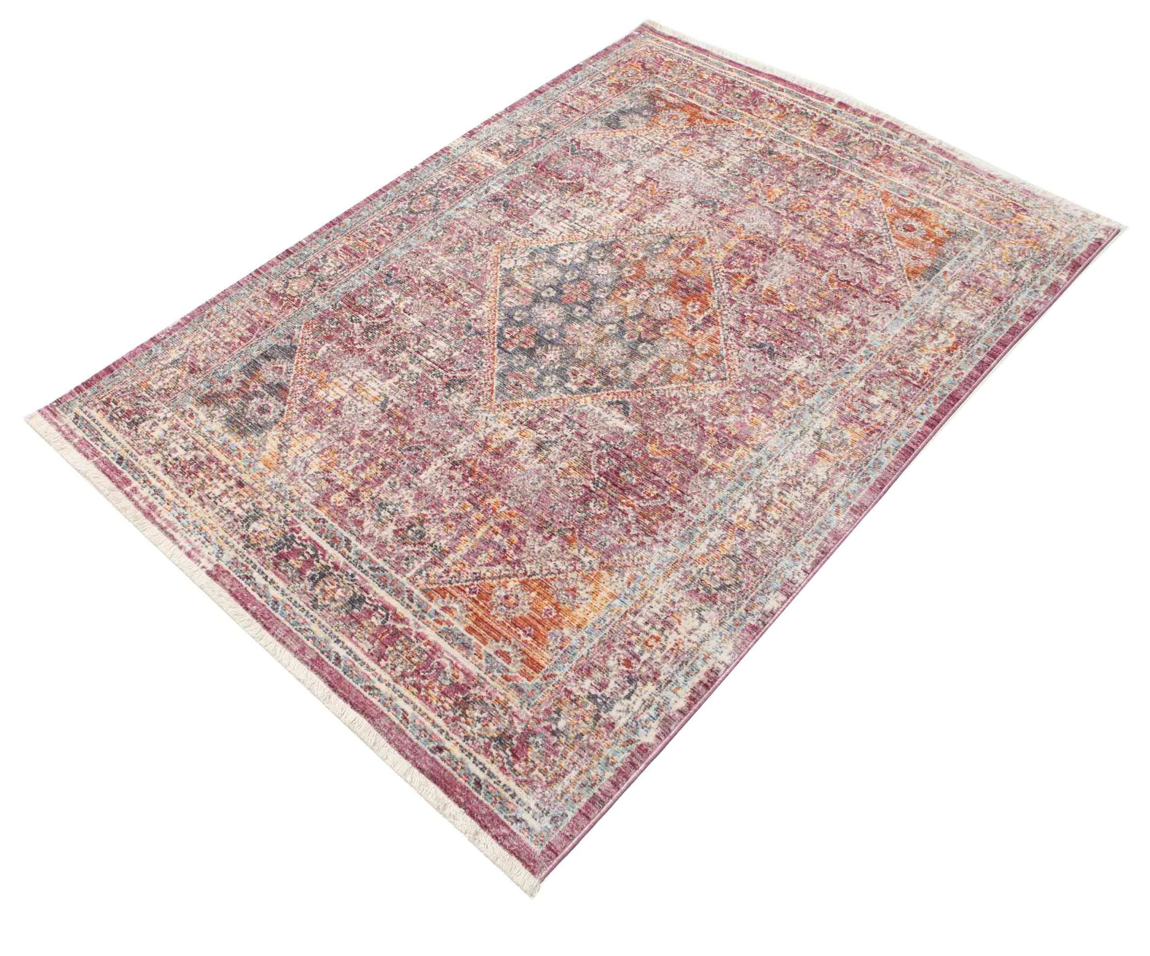 Melora - Pink 120 x 170 cm Viscose Rug - Rugvista