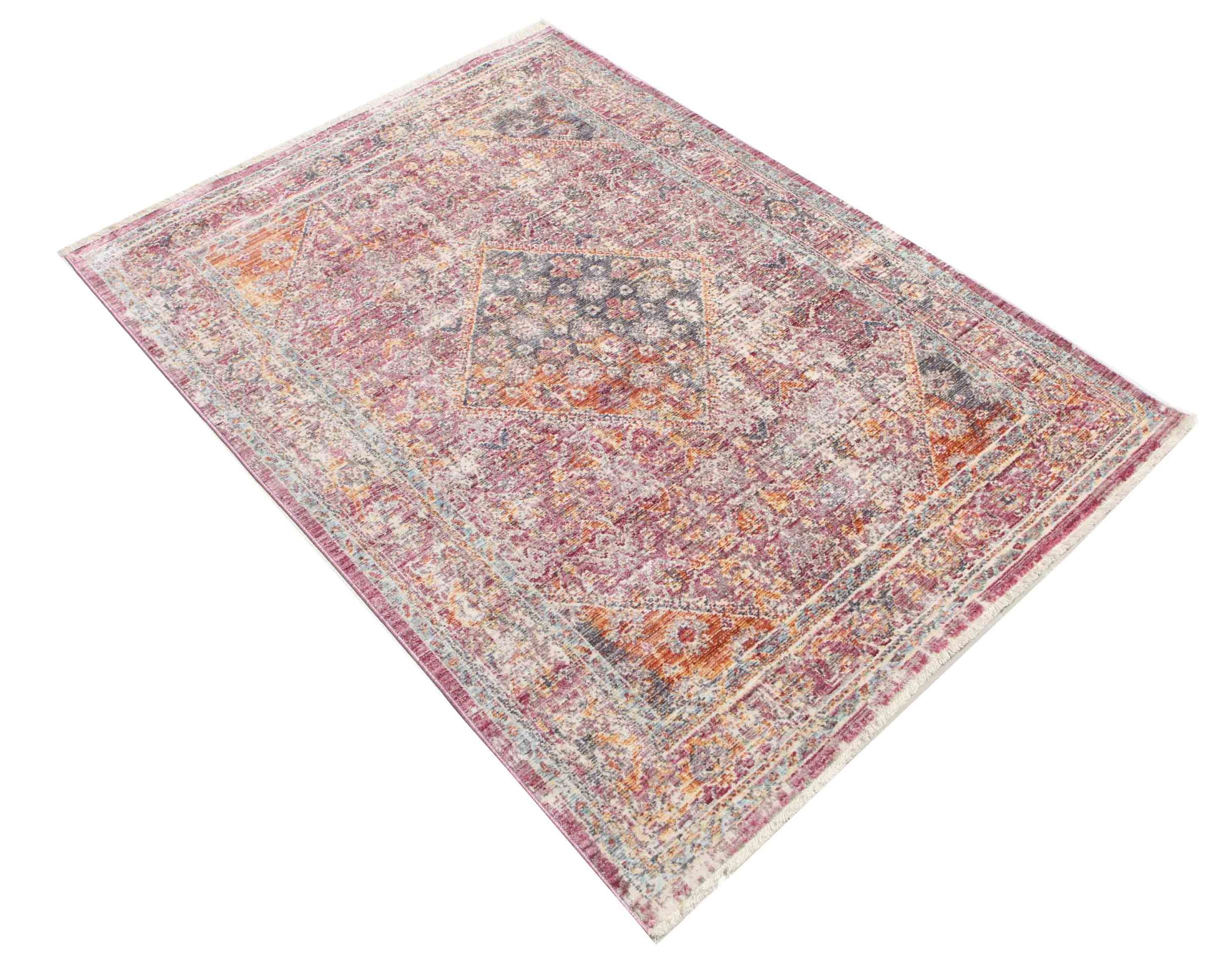 Melora - Pink 120 x 170 cm Viscose Rug - Rugvista