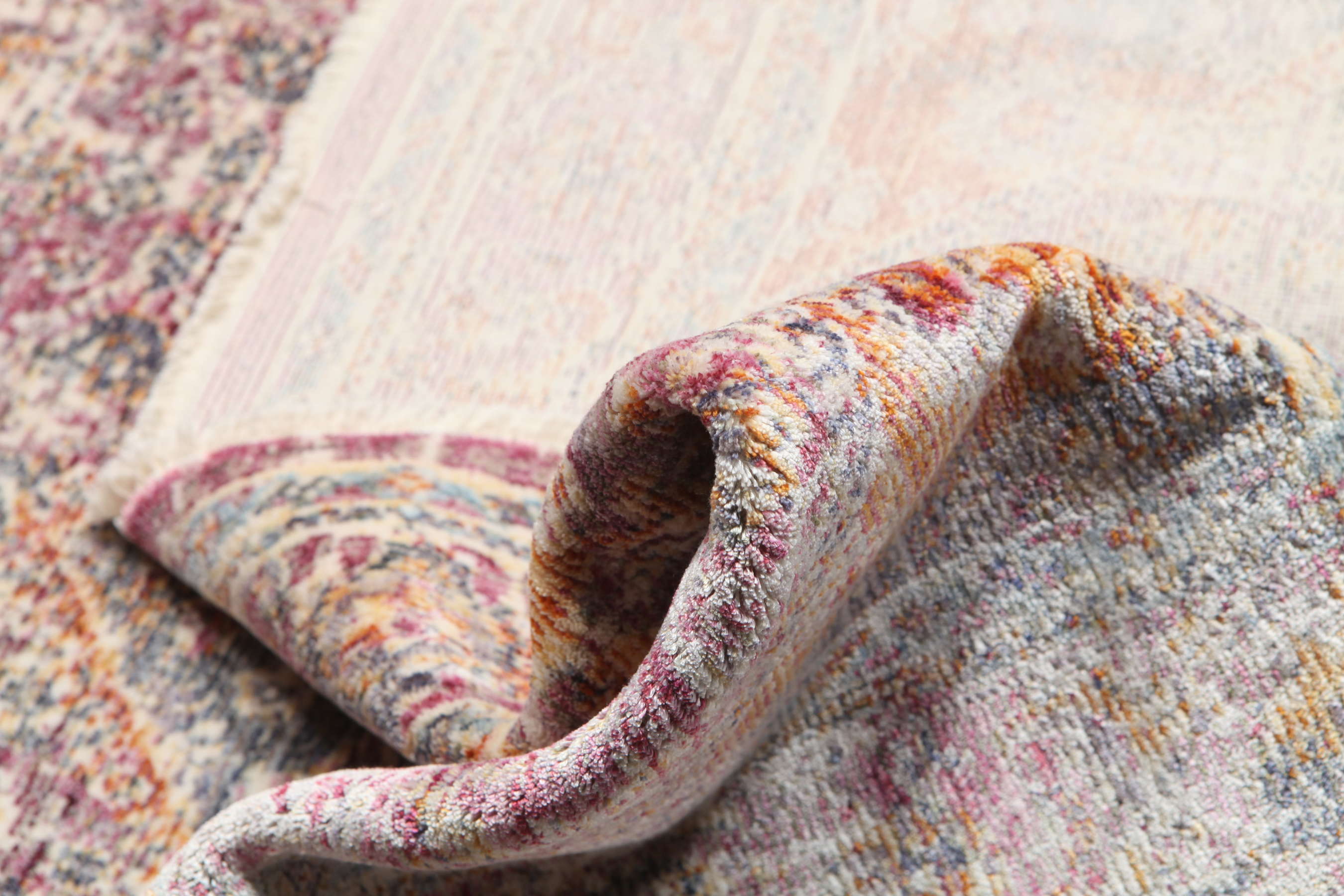 Melora - Pink 120 x 170 cm Viscose Rug - Rugvista