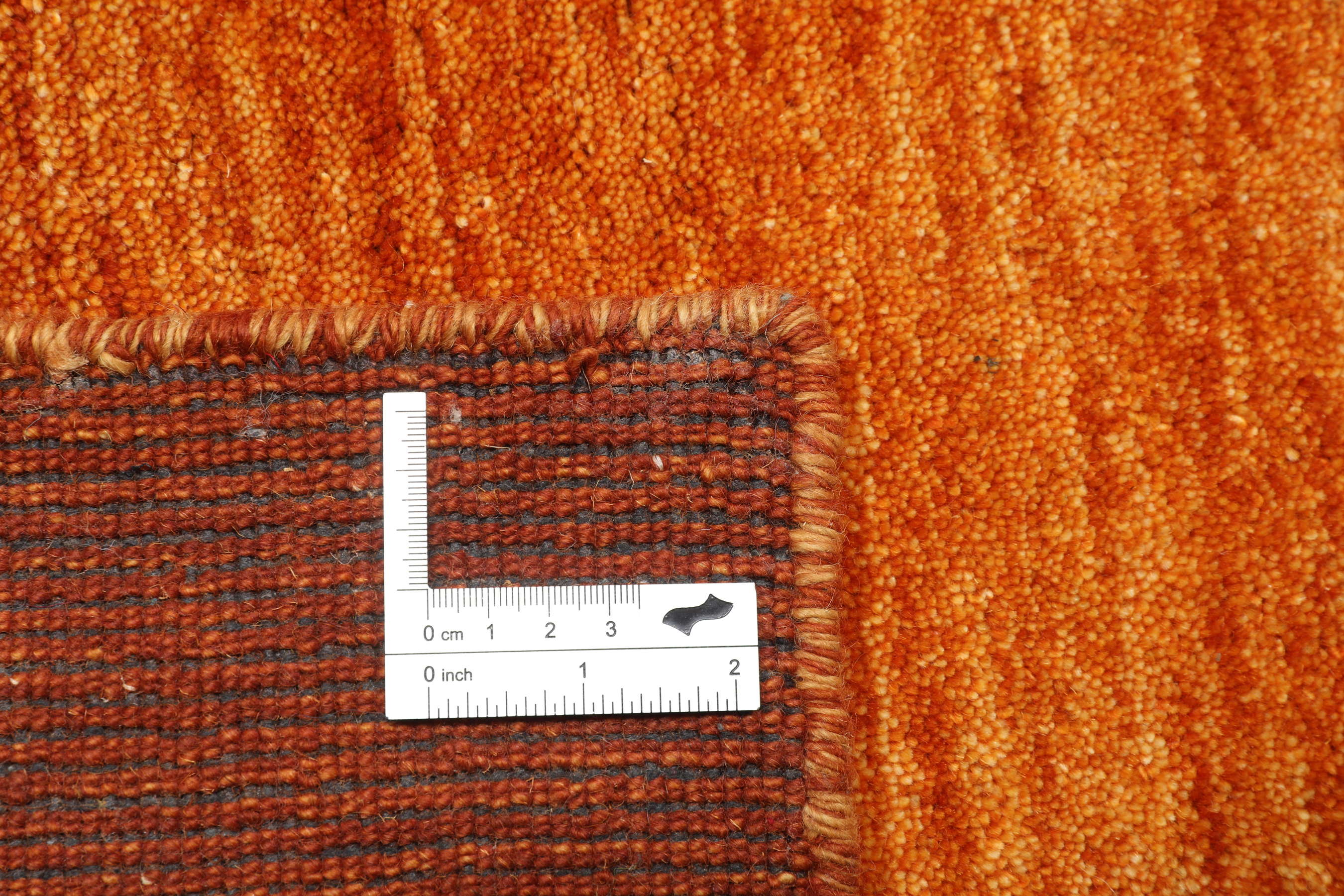 Gabbeh Rainbow - Rust Red 210 x 290 cm Wool Rug - Rugvista