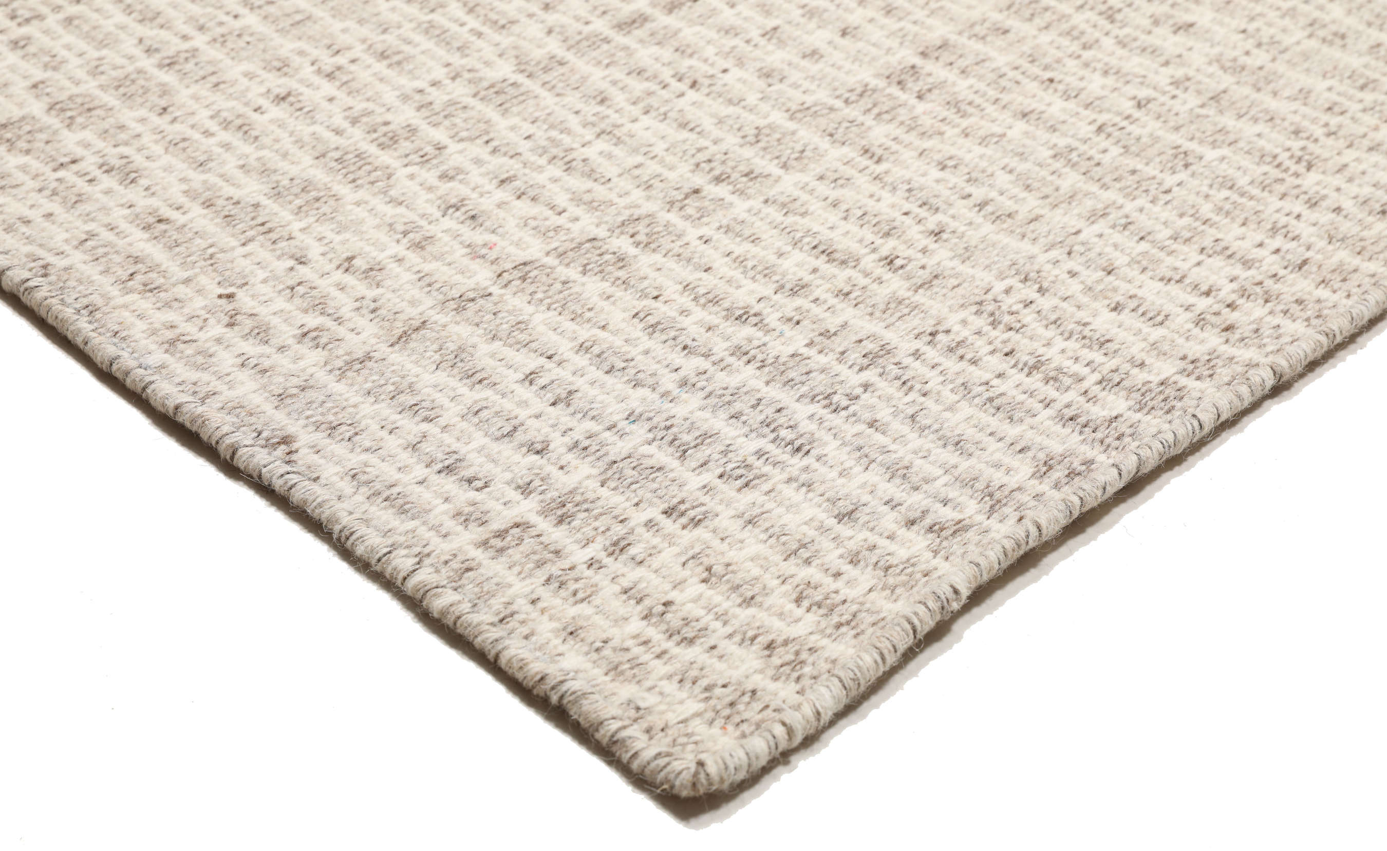 Kilim Long Stitch - Beige 210 x 290 cm Wool Rug - Rugvista