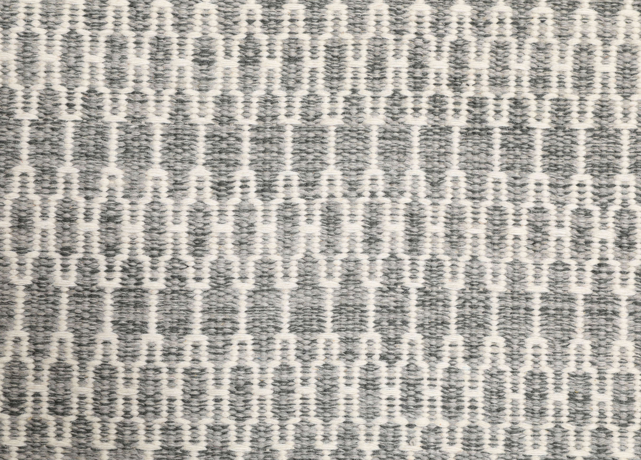 Kilim Long Stitch - Grey 160 x 230 cm Wool Rug - Rugvista