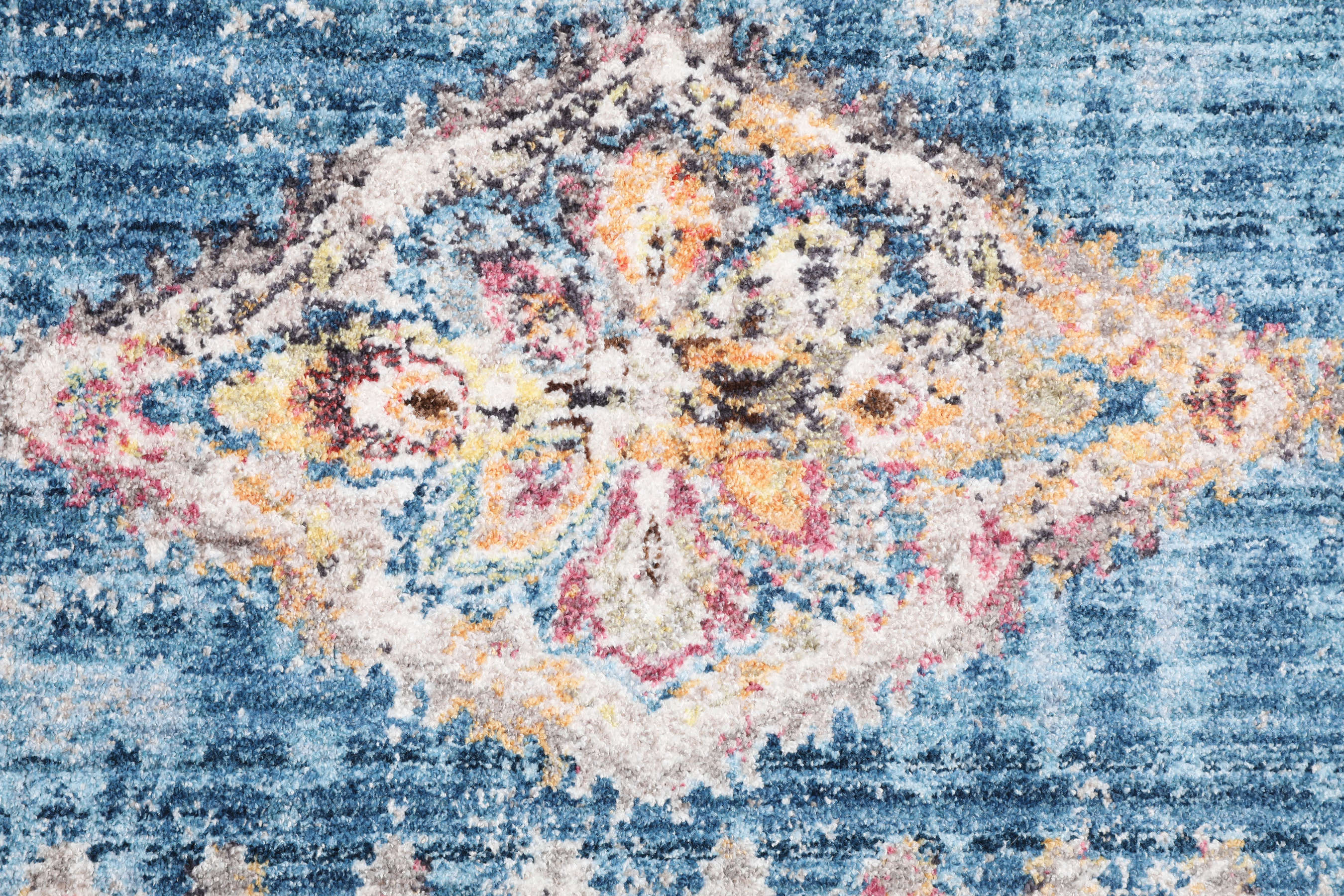 Cornelia - Blue / Multicolor, Runner 80 x 300 cm Rug - Rugvista