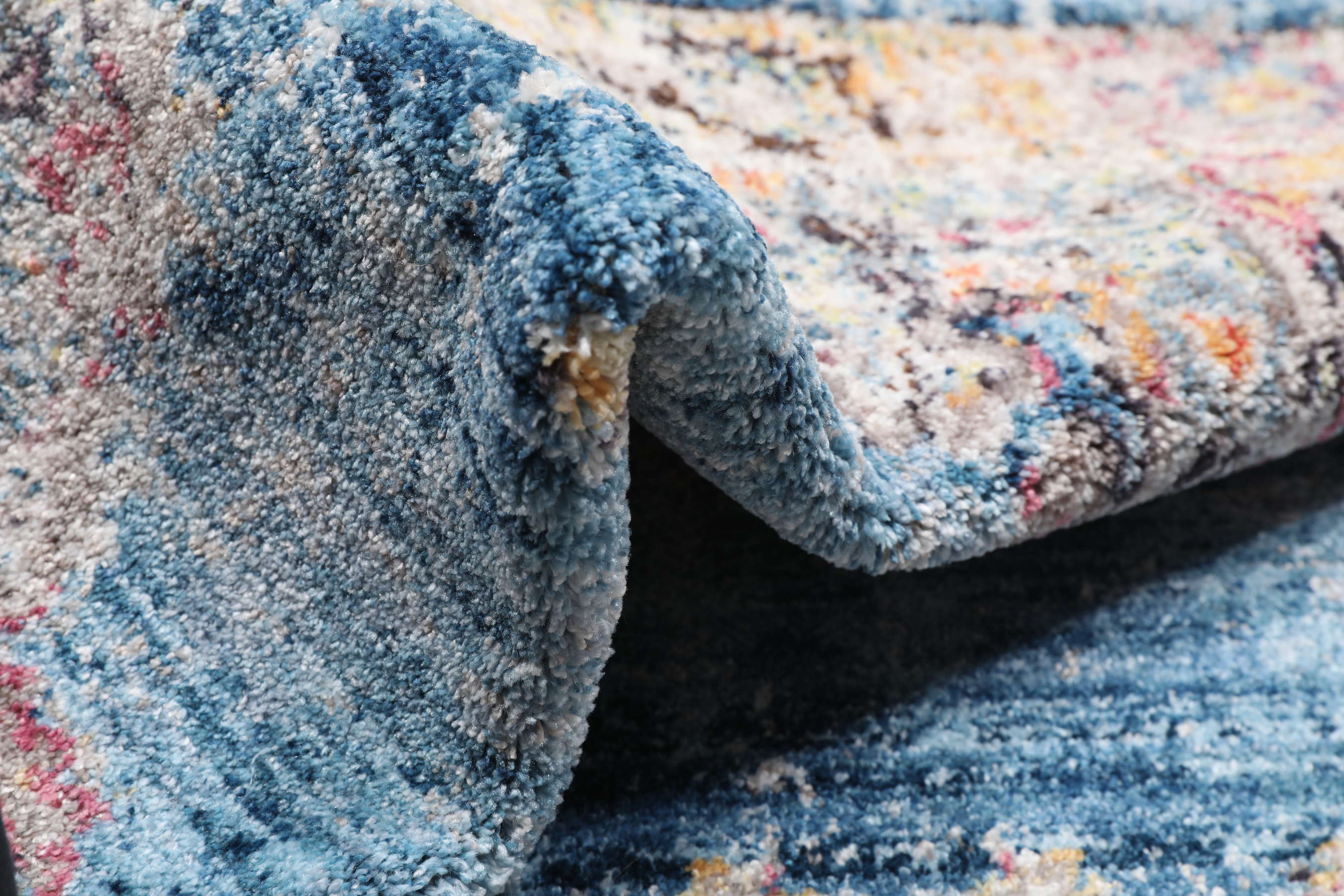 Cornelia - Blue / Multicolor, Runner 80 x 300 cm Rug - Rugvista