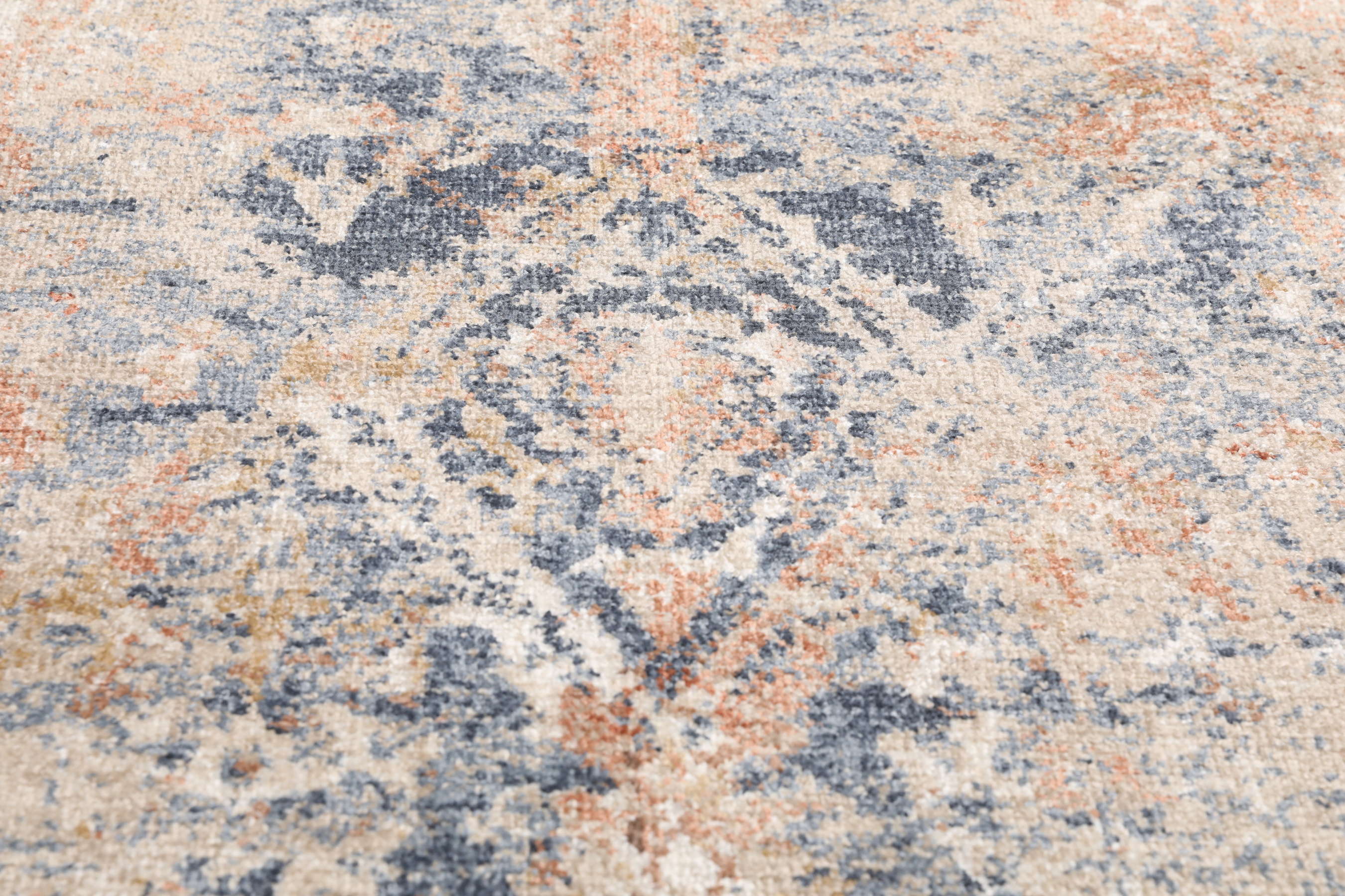 Talitha - Blue / Beige, Runner 80 x 300 cm Rug - Rugvista