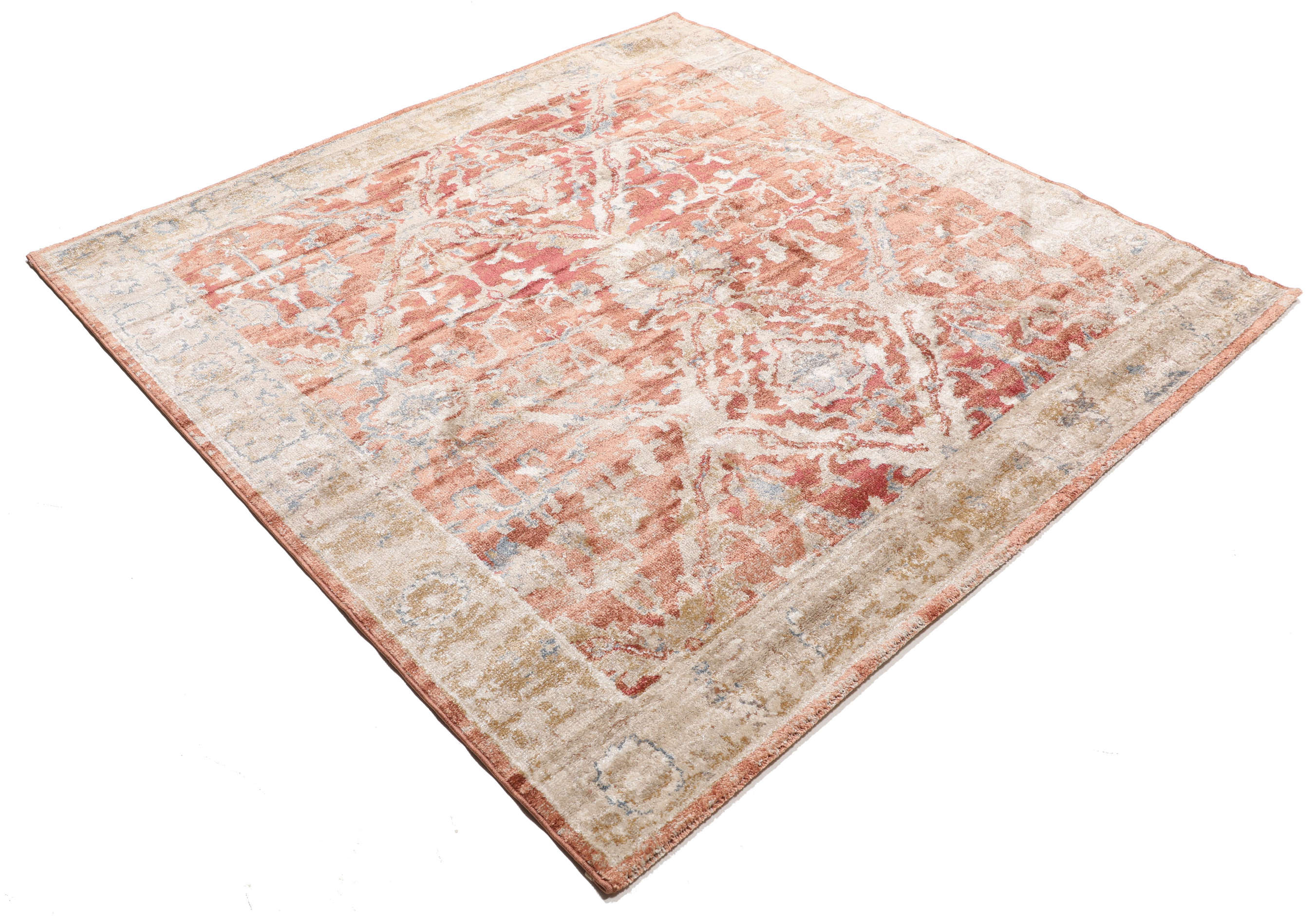Talitha - Terracotta 200 x 200 cm Rug - Rugvista