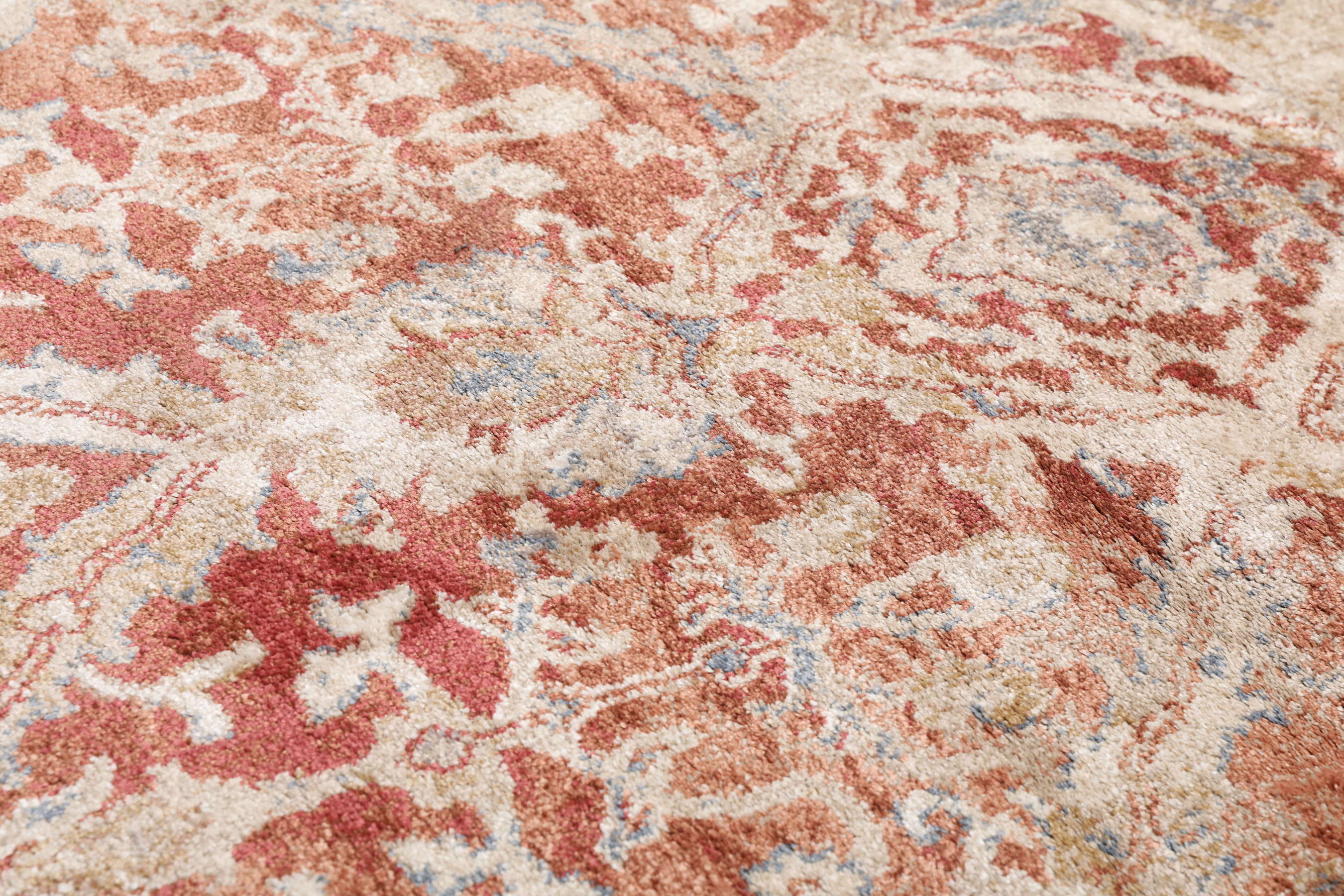 Talitha - Terracotta, Round Ø 150 cm Rug - Rugvista