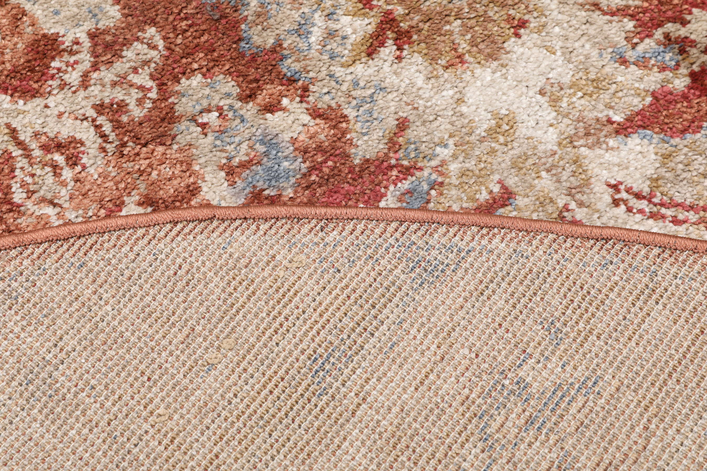 Talitha - Terracotta, Round Ø 150 cm Rug - Rugvista