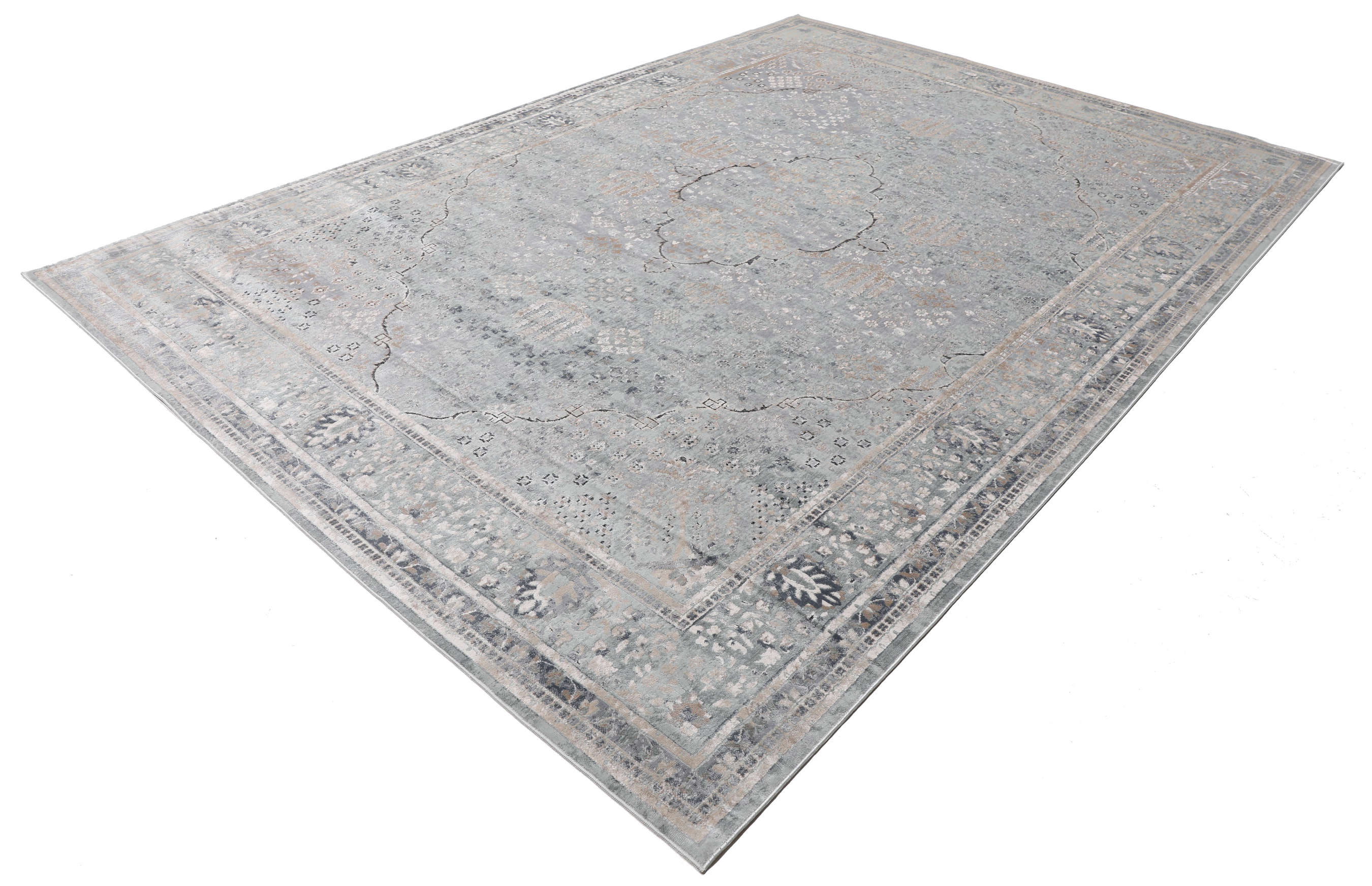 Monza - Greige 250 x 350 cm Rug - Rugvista