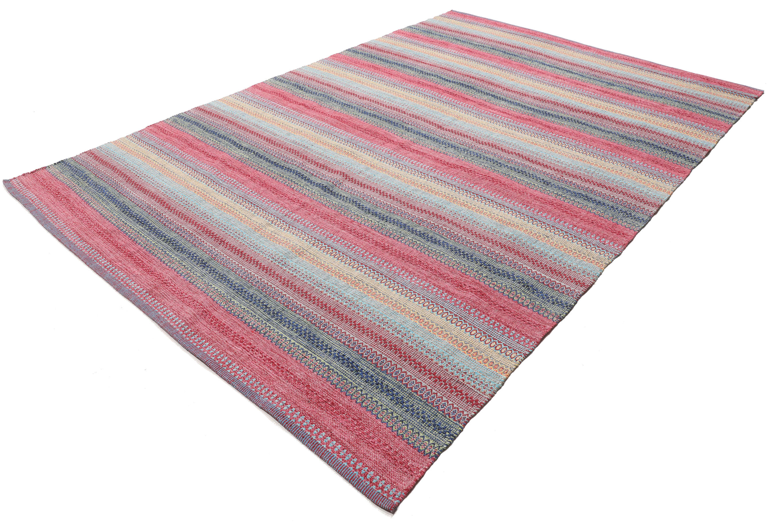 Wilma - Rosa 220 x 320 cm Tapete Algodão - Rugvista