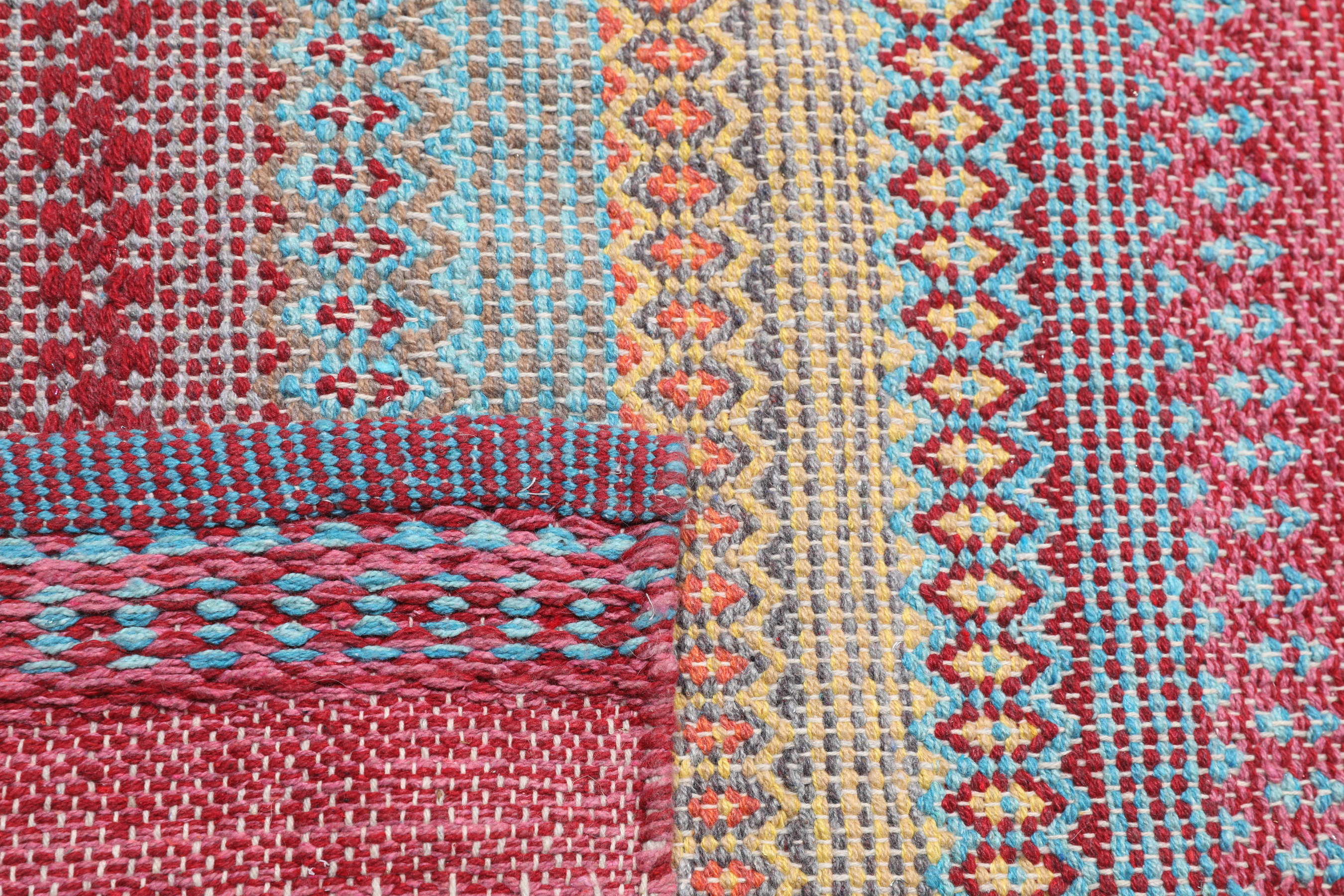 Wilma - Rosa 220 x 320 cm Tapete Algodão - Rugvista