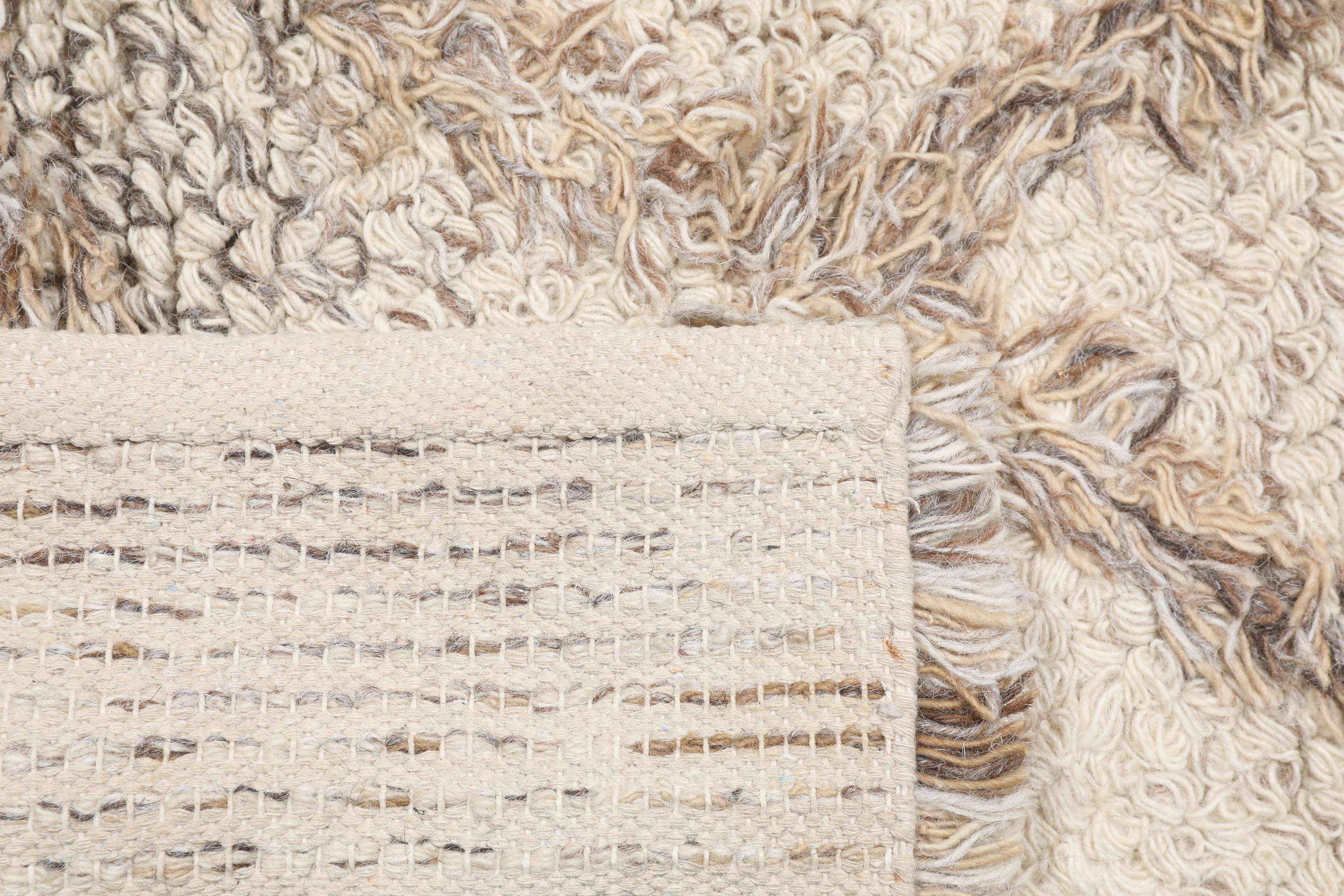 Heidi - Light Brown 120 x 180 cm Wool Rug - Rugvista