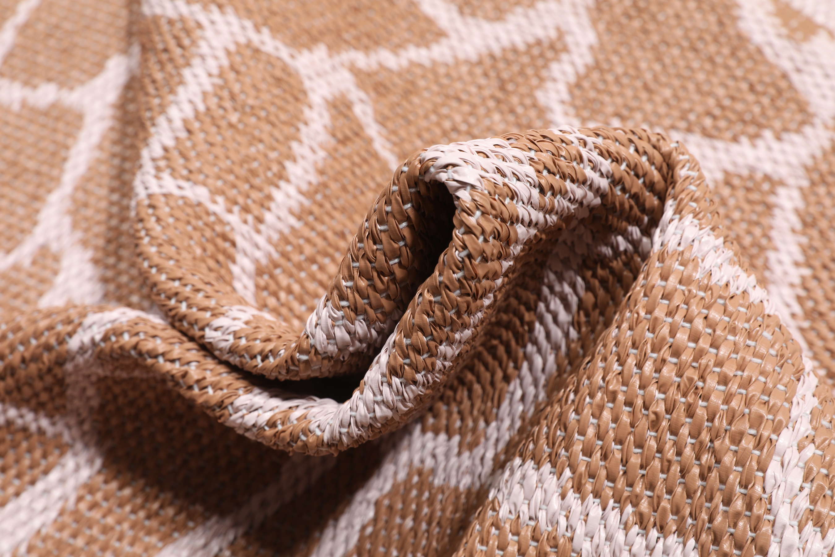 Terrazzo - ラストレッド / ピンク 200 x 280 cm プラスチック絨毯 - Rugvista