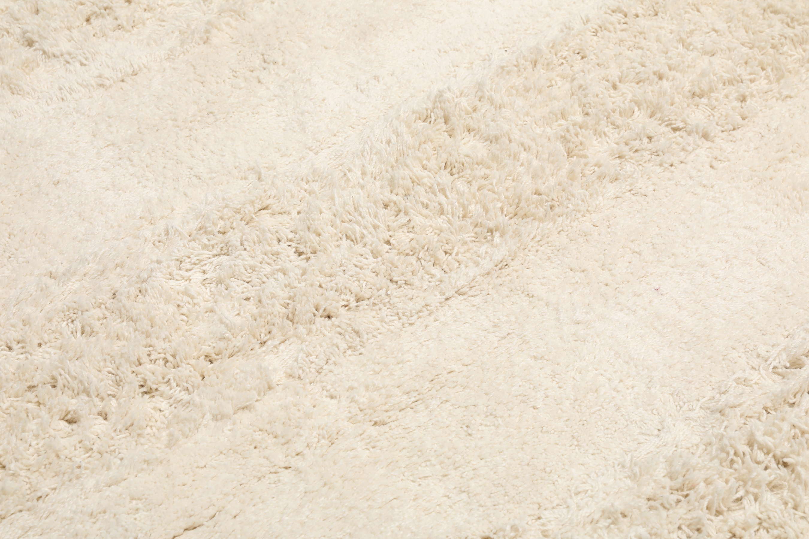 New York - Cream White 300 x 400 cm Wool Rug - Rugvista