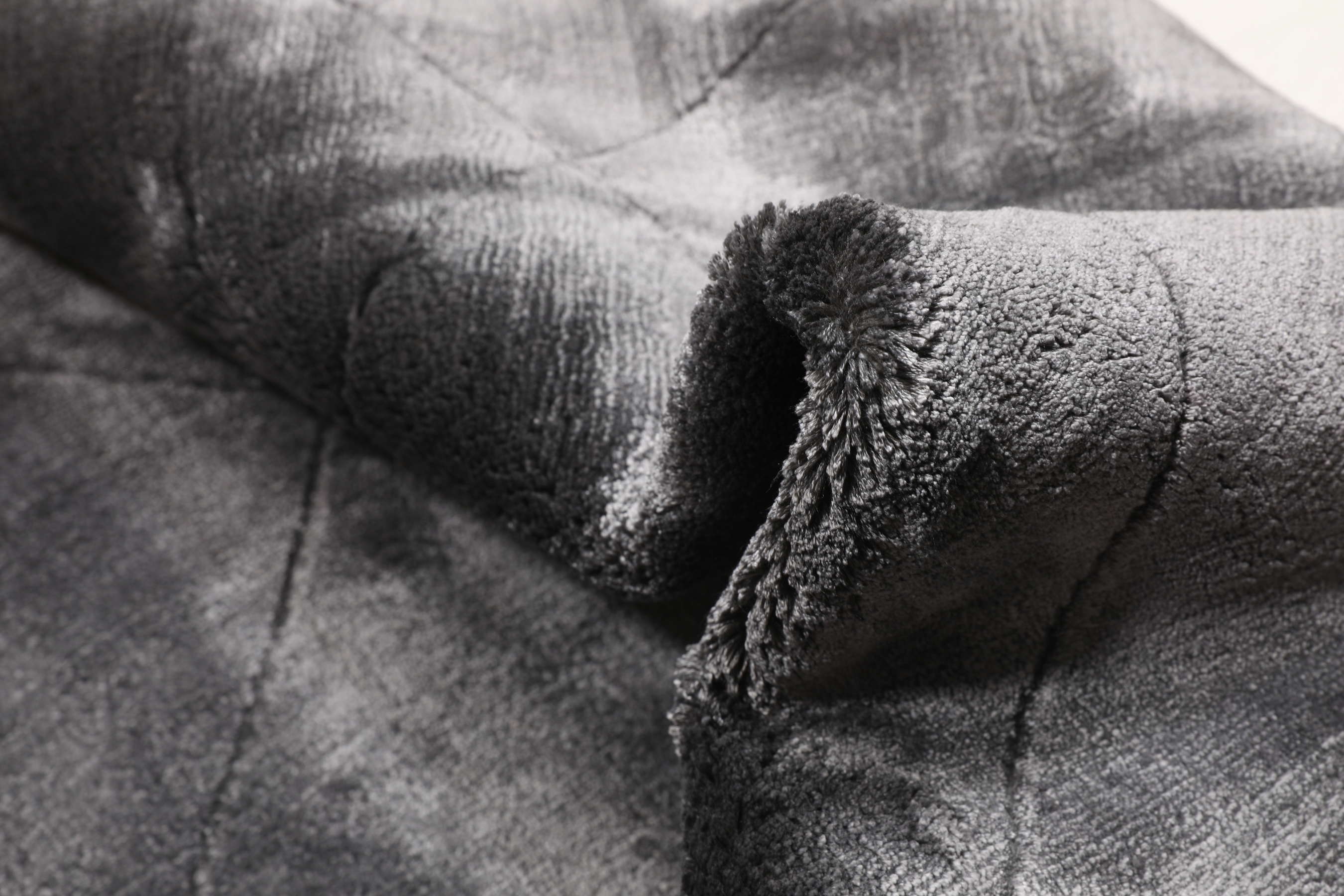 Brooklyn - Grey 300 x 400 cm Viscose Rug - Rugvista