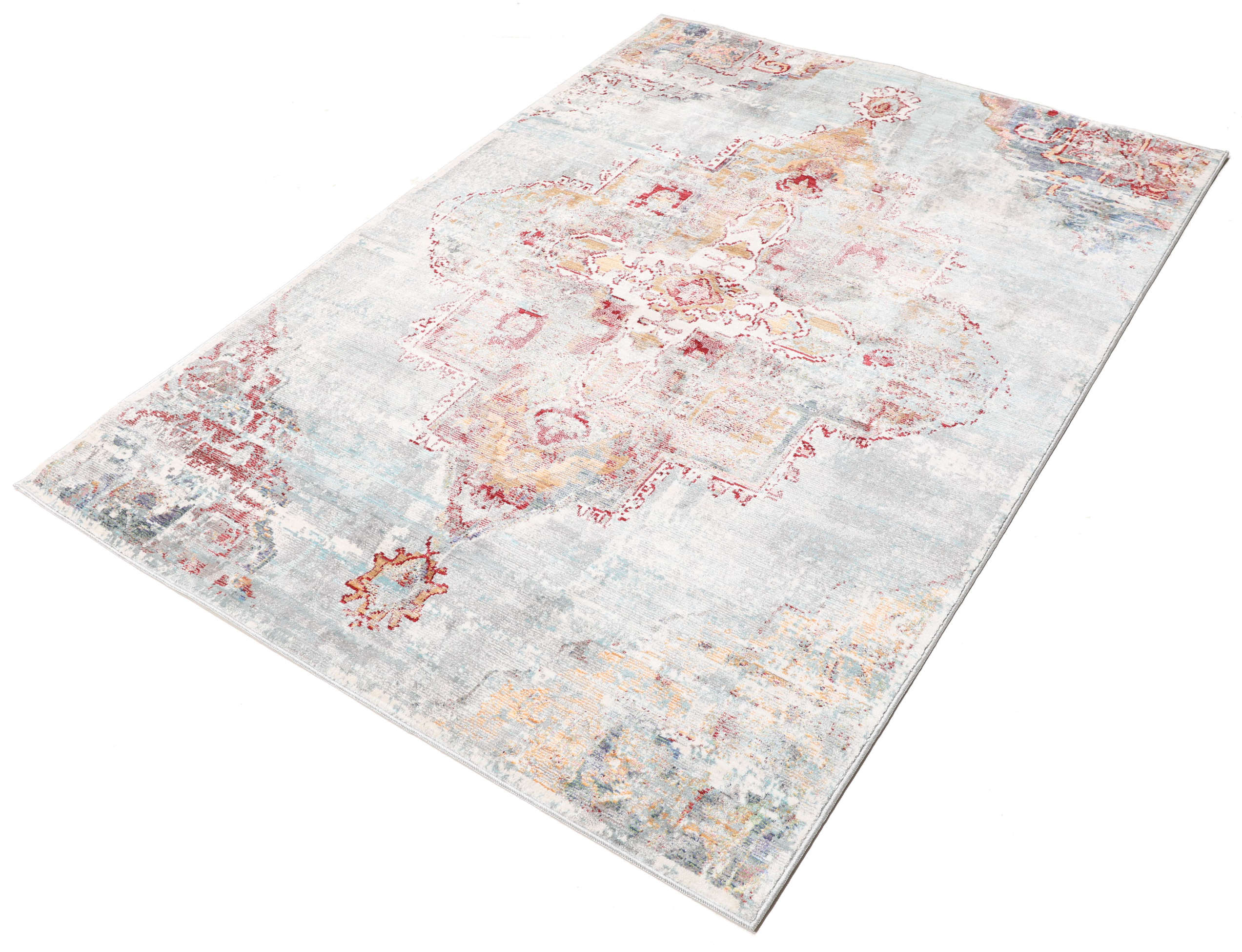 Castella - Light Blue / Multicolor 140 x 200 cm Rug - Rugvista