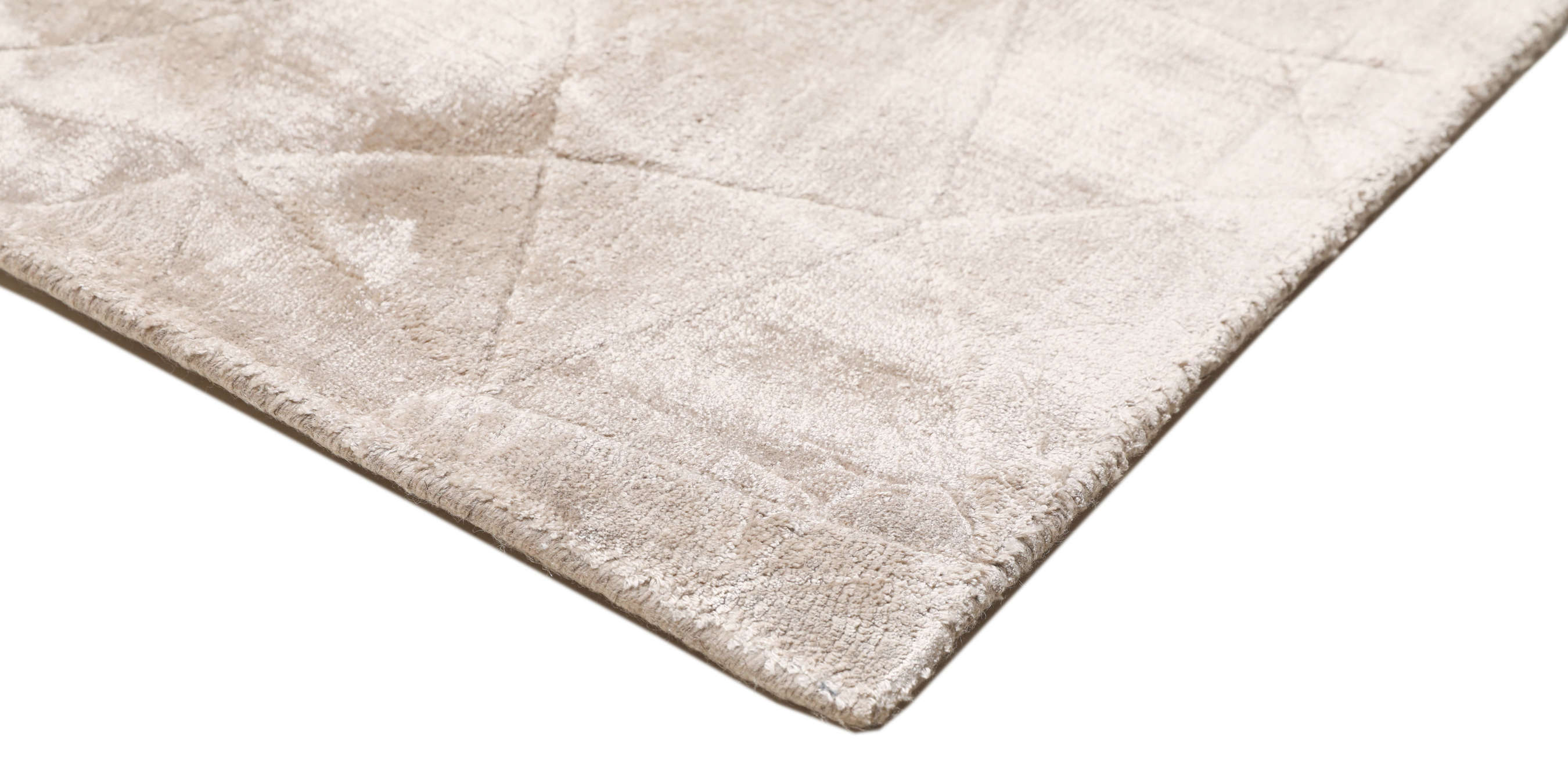 Crystal - Cream Beige 240 x 340 cm Viscose Rug - Rugvista