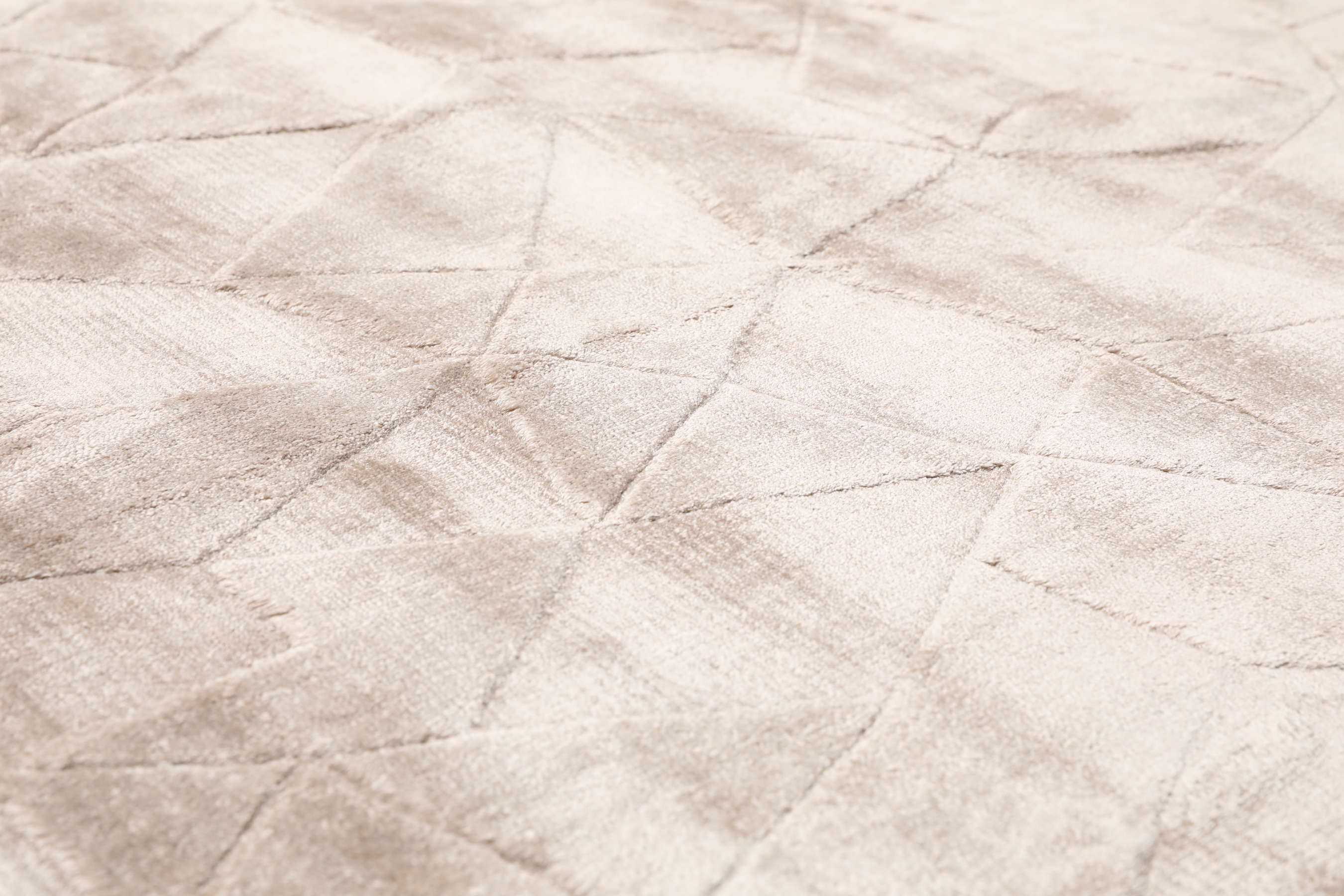 Crystal - Cream Beige 240 x 340 cm Viscose Rug - Rugvista