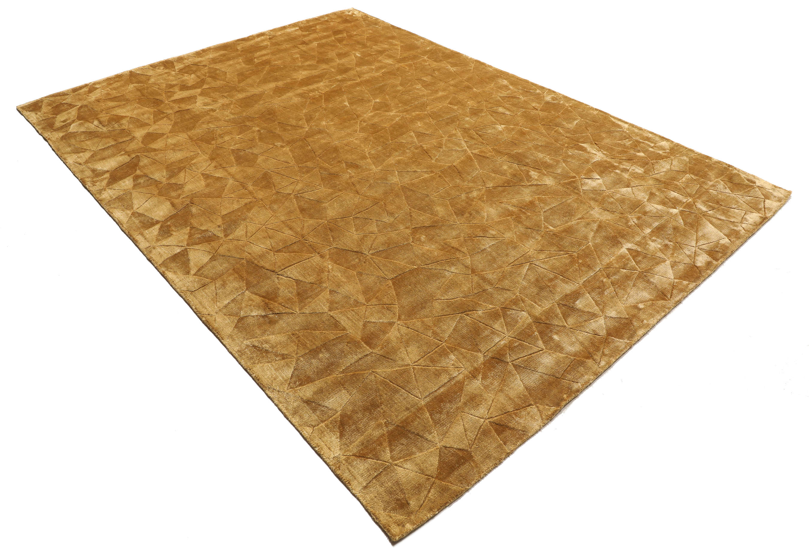 Crystal - Gold 210 x 290 cm Viscose Rug - Rugvista