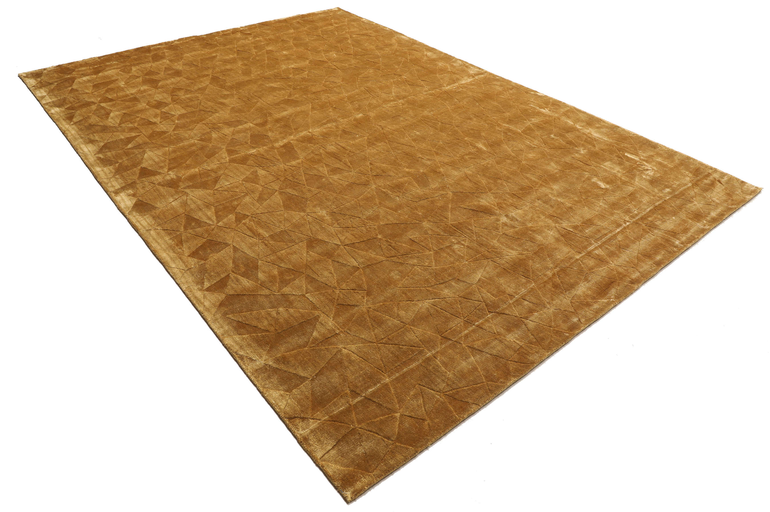 Crystal - Gold 240 x 340 cm Viscose Rug - Rugvista