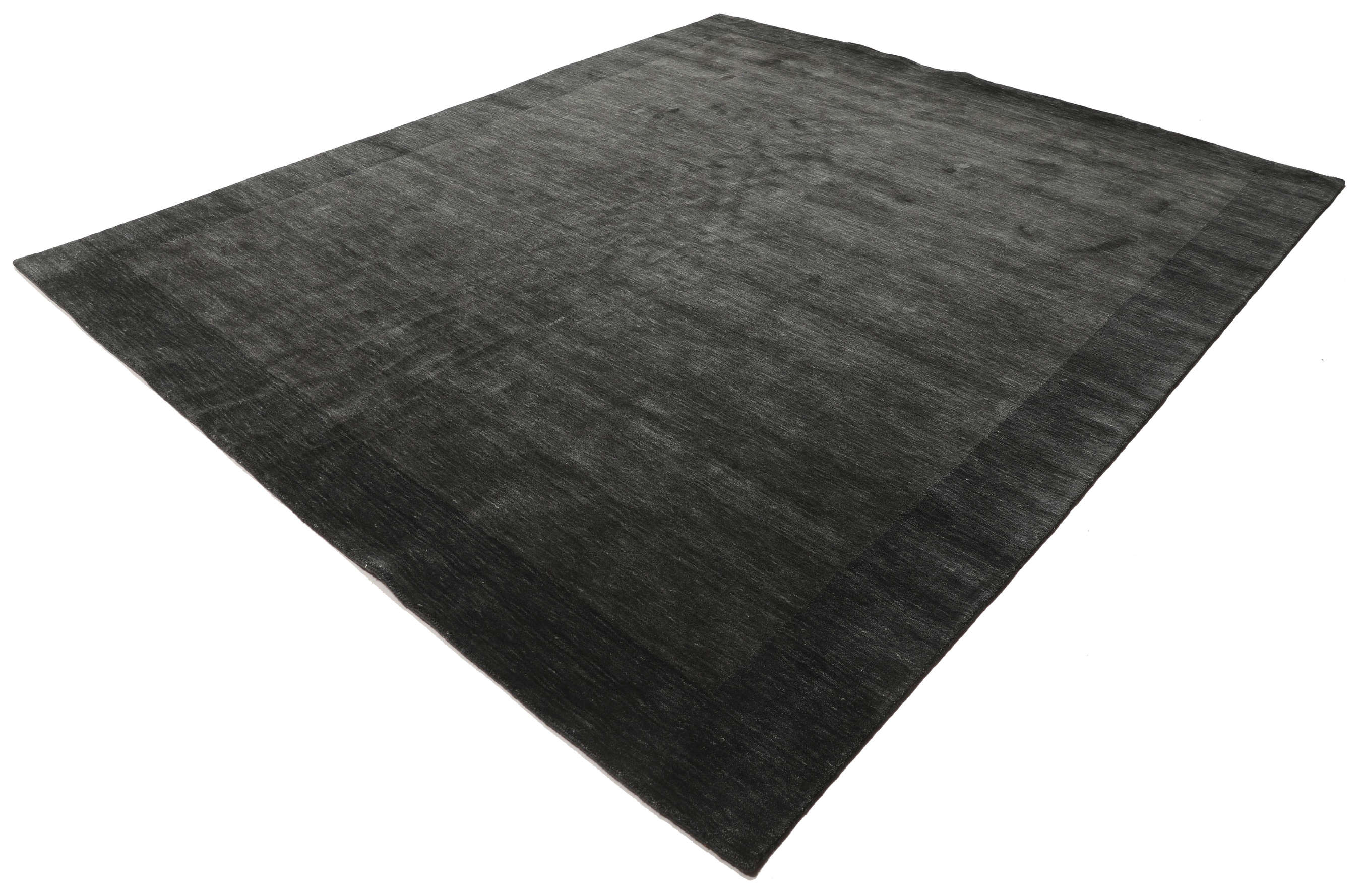 Handloom Frame - Black / Dark Grey 250 x 300 cm Wool Rug - Rugvista