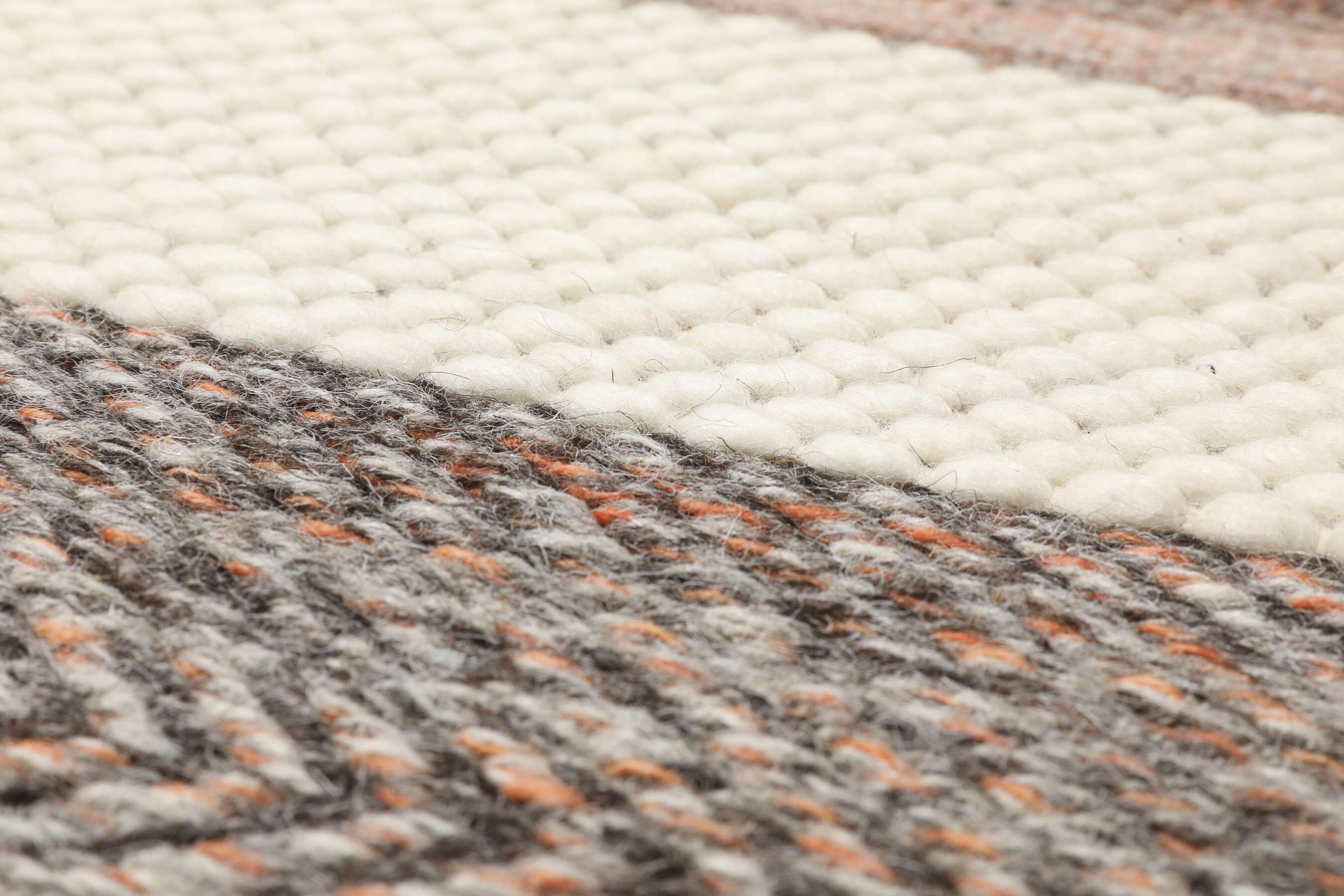 Fenix - Rust Red, Runner 80 x 250 cm Wool Rug - Rugvista